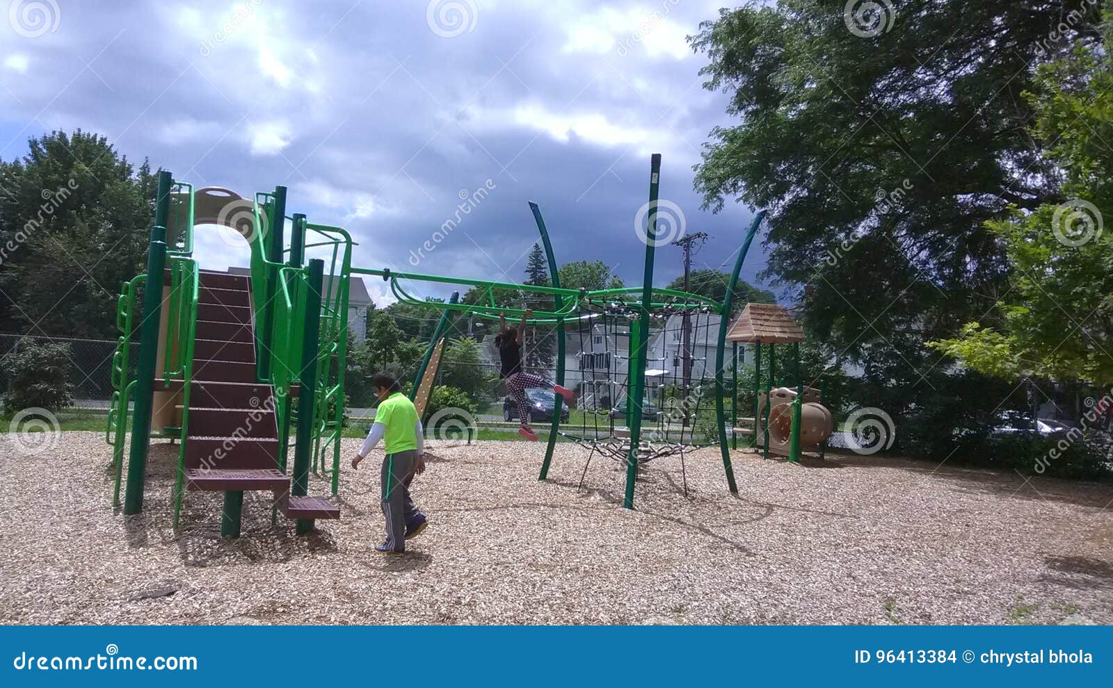 Playdate editorial stock image. Image of playground, kids - 96413384