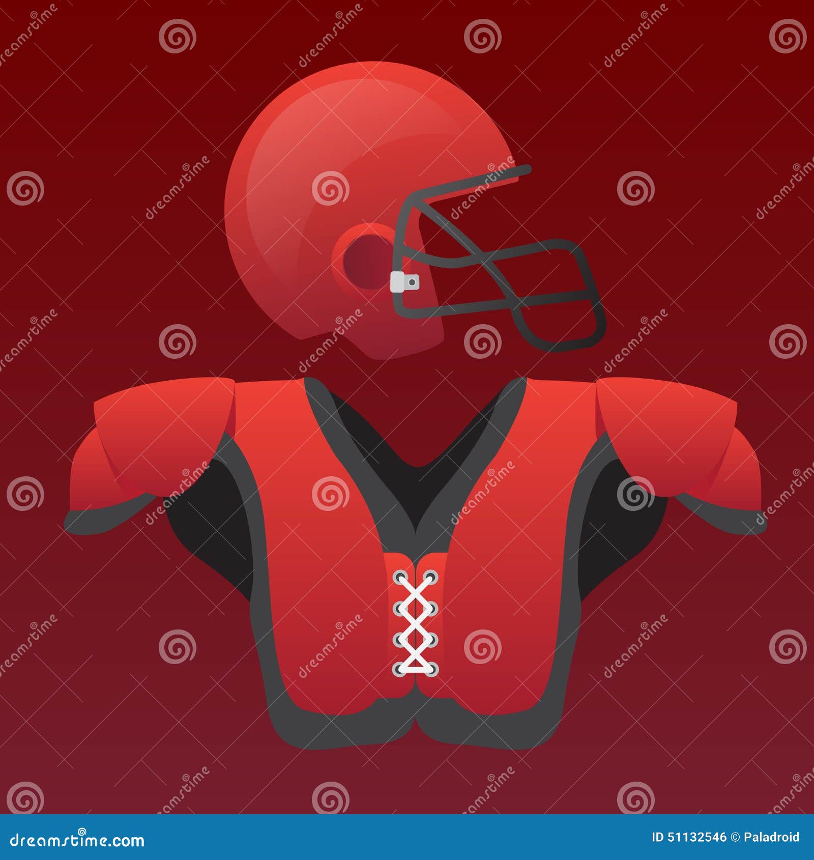 Player basic protection stock vector. Illustration of ball - 51132546