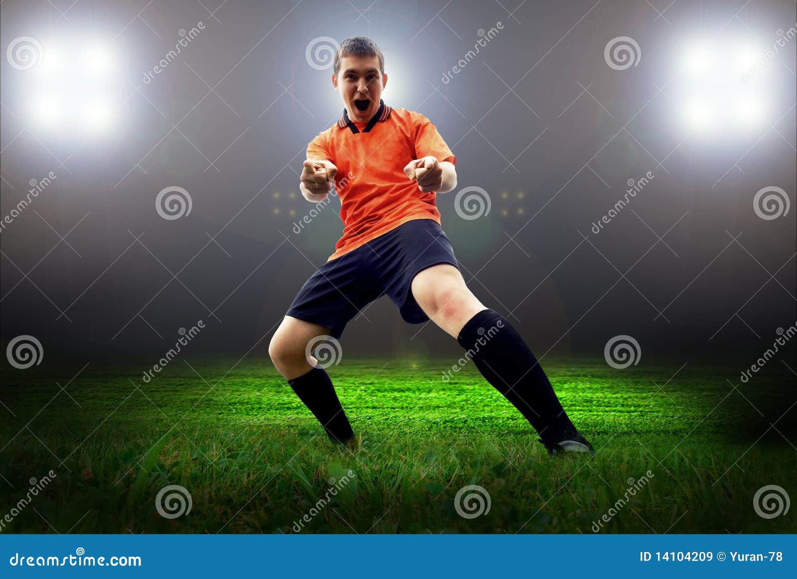 Player after goal stock image. Image of ball, game, goal - 14104209
