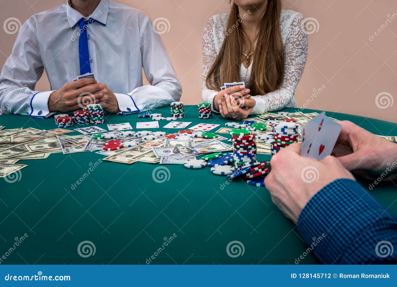 Player Hands with Card Combination, Casino Stock Photo - Image of luck ...