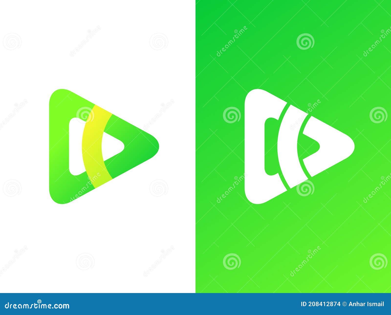 Player Company Logo stock vector. Illustration of template - 208412874