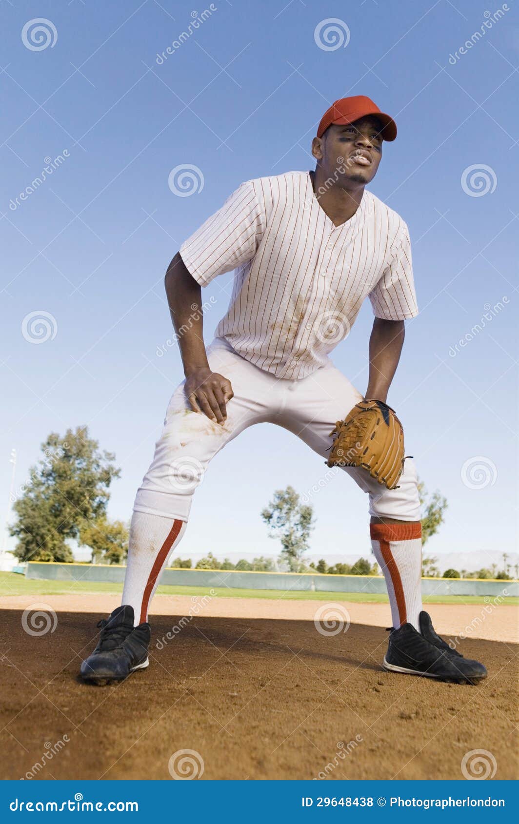 Player Playing Baseball stock photo. Image of player - 29648438