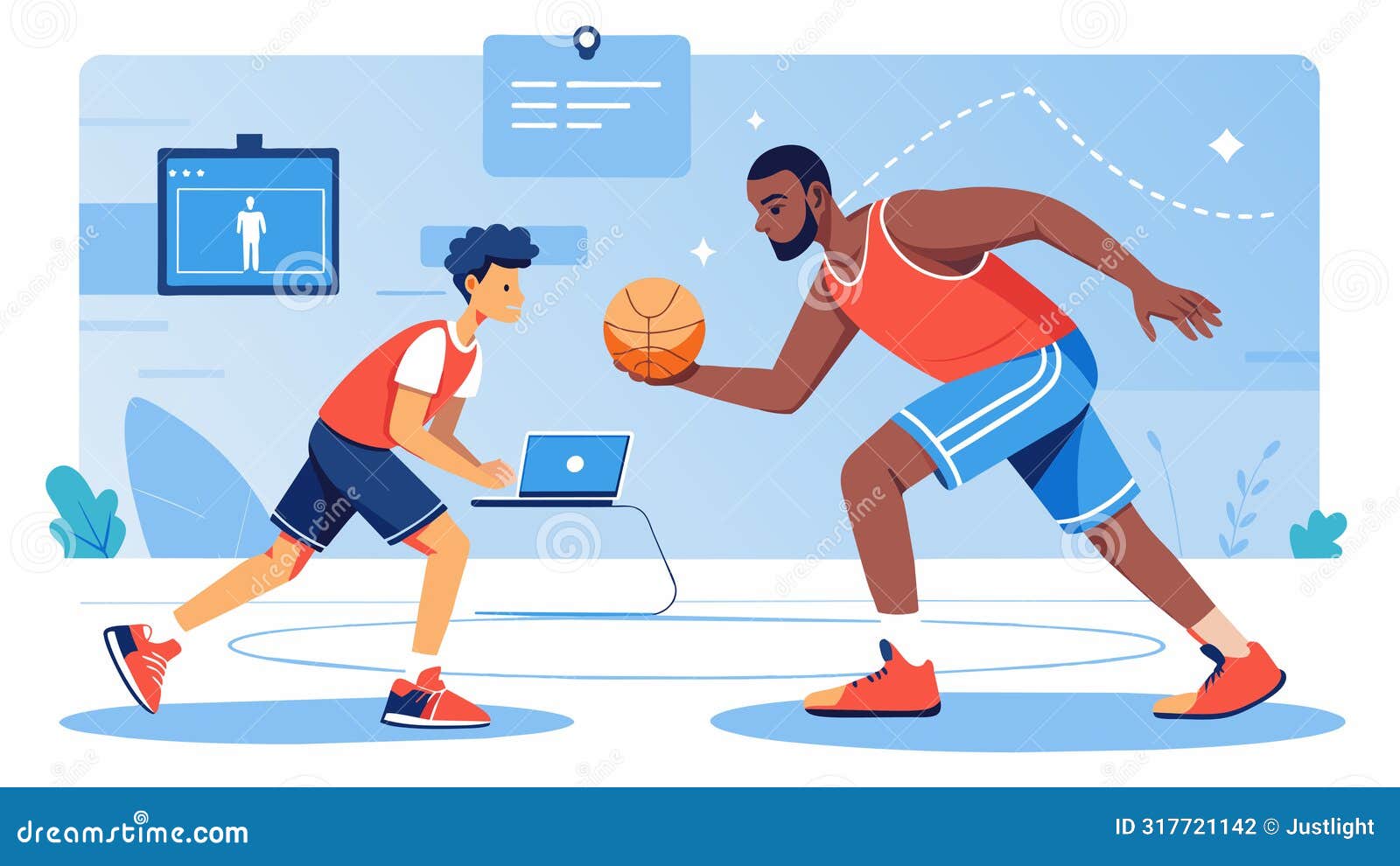 Correct Technique Of Lifting Heavy Box Vector Illustration