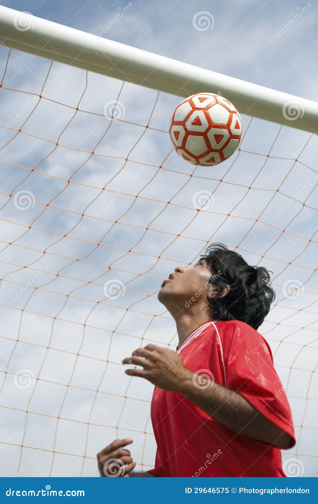 Player Practicing Football Skills Stock Image - Image of person ...