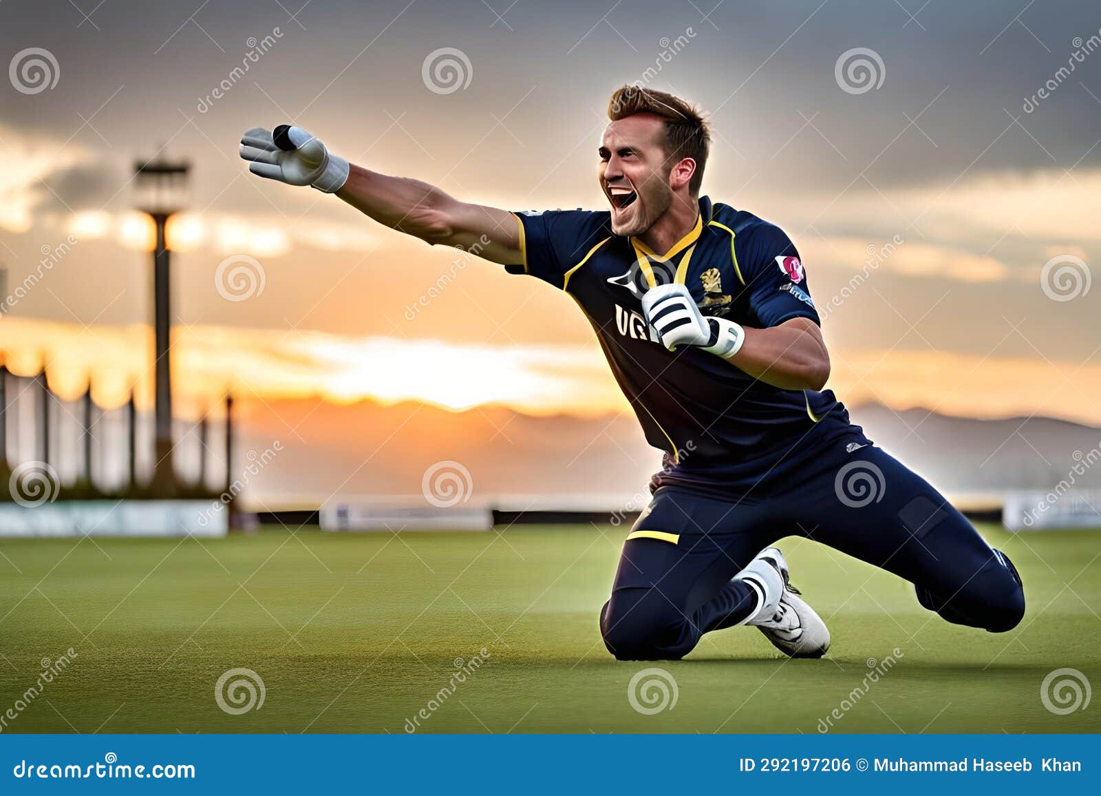 A Player S Reaction As they Successfully Execute a Perfectly Timed Dig ...