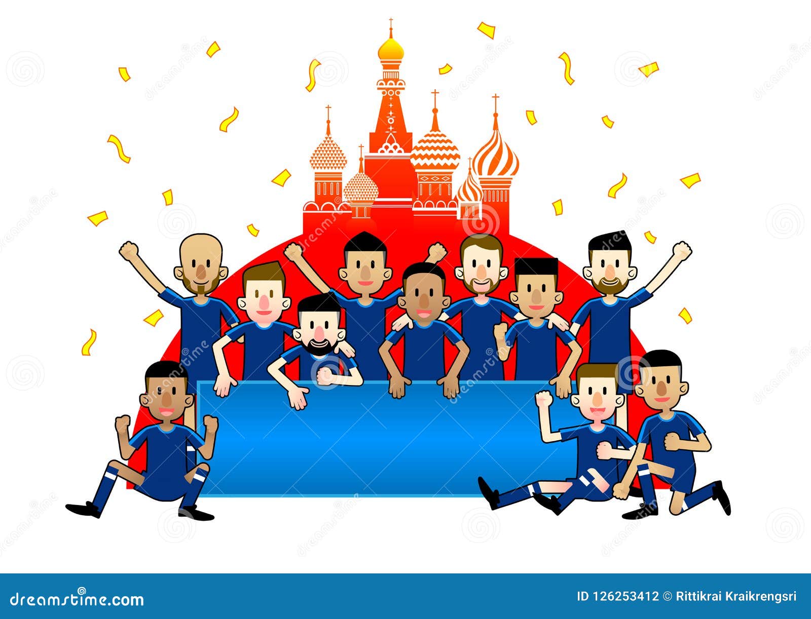 Player Winner Celebrate Vector Stock Vector - Illustration of winner ...