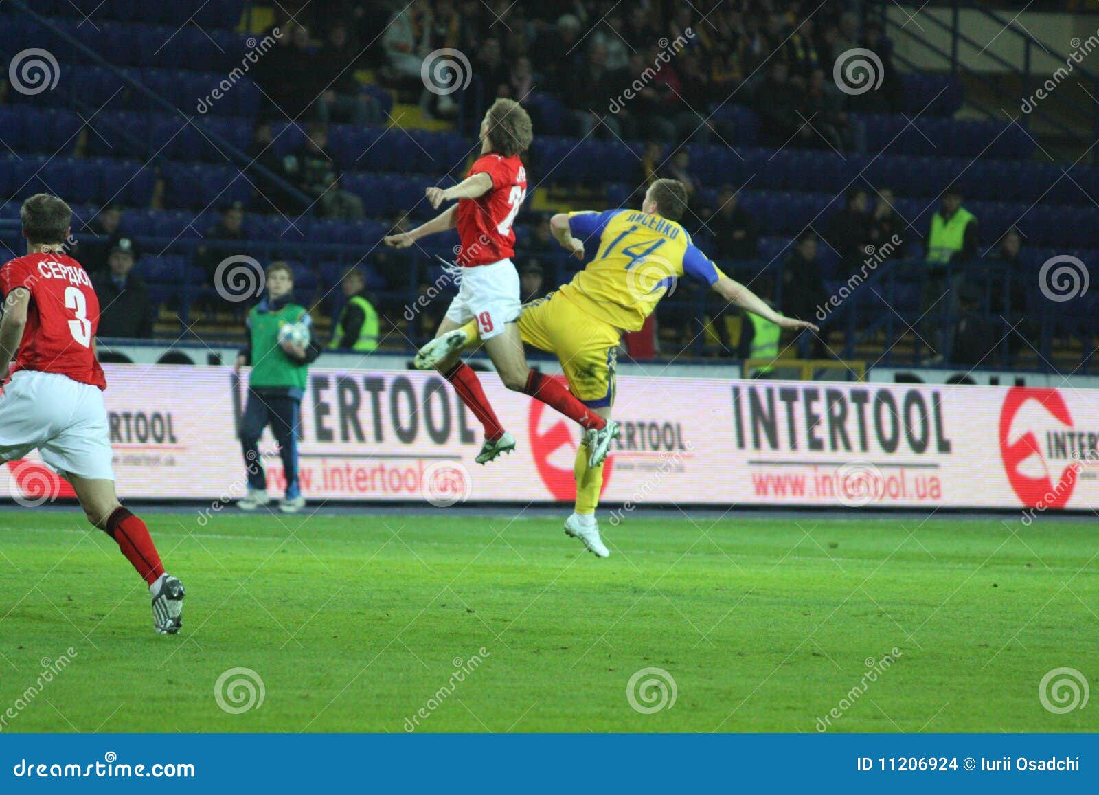 Players in action editorial stock image. Image of football - 11206924