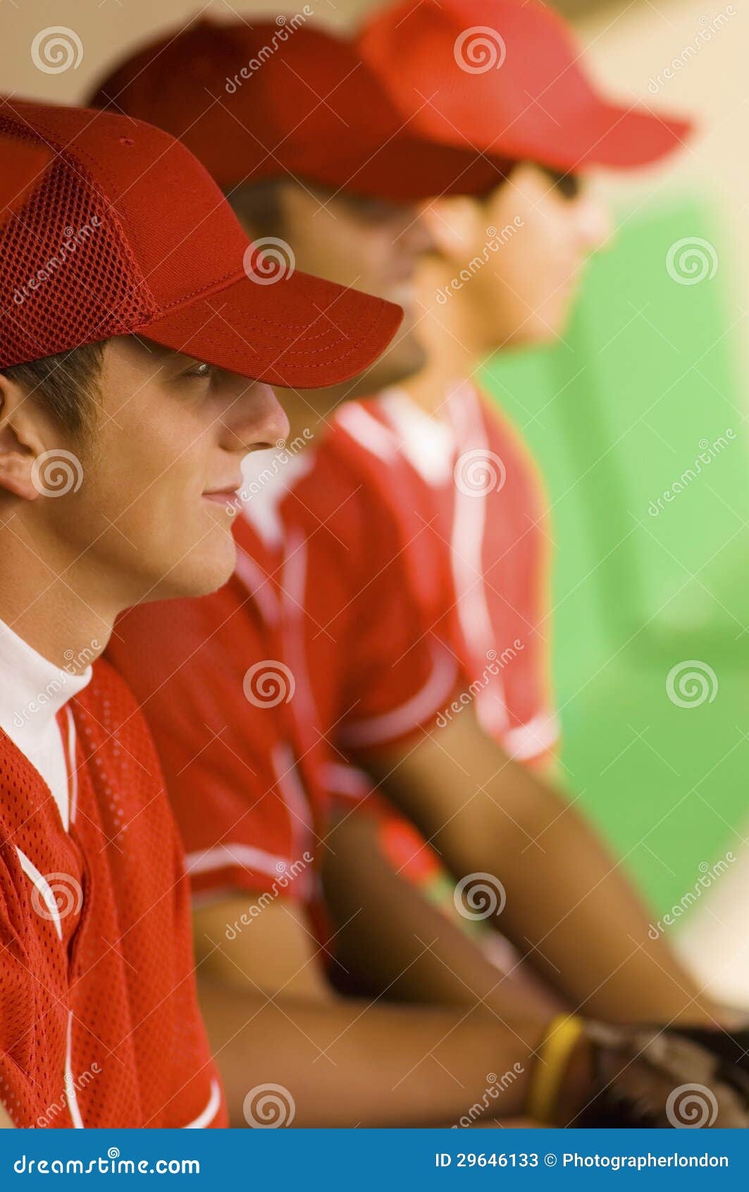 Players Watching the Game stock image. Image of outdoors - 29646133