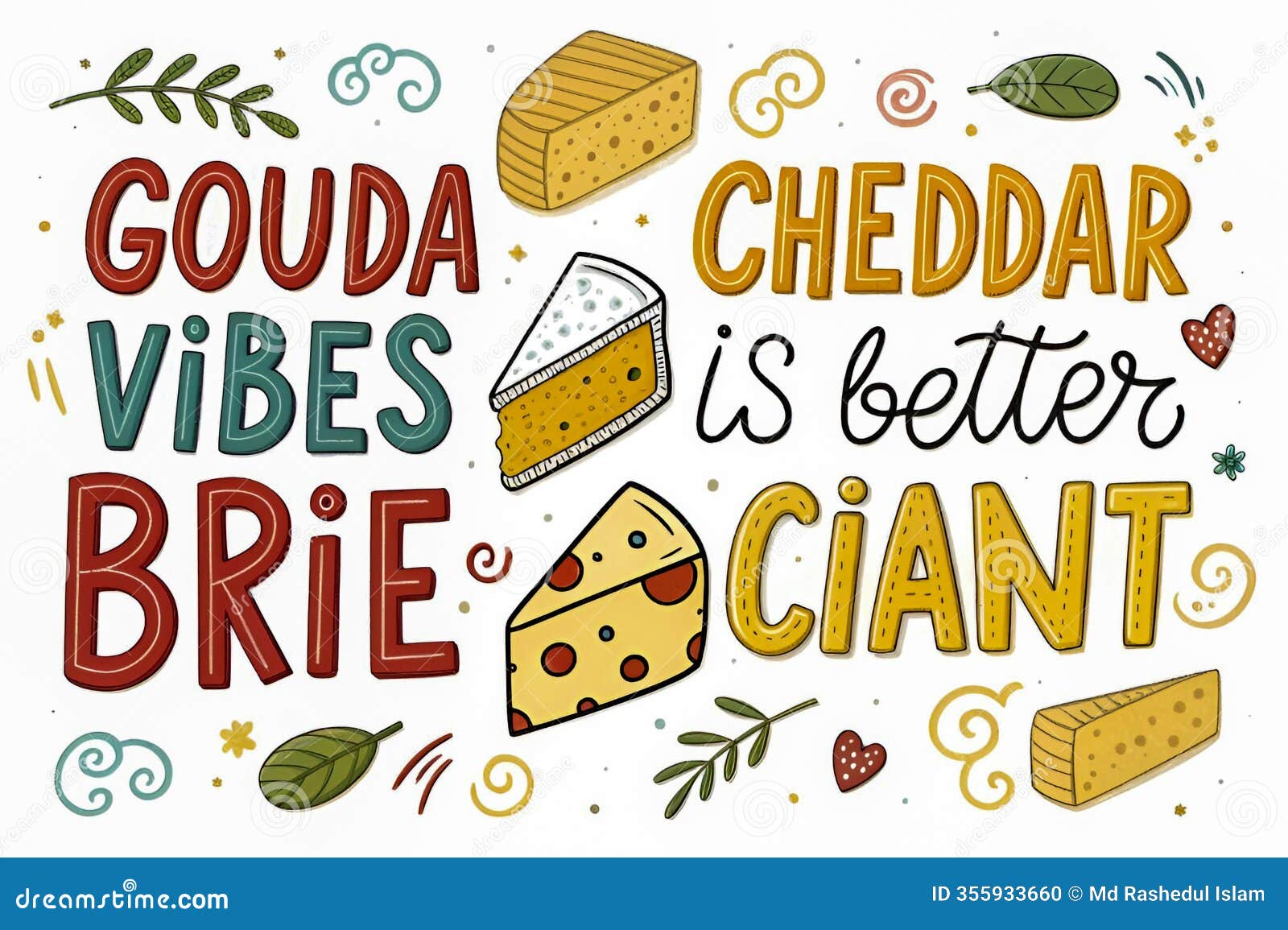 Playful Cheese-Themed Font With Melty, Creamy, And Fun Aesthetic Stock ...