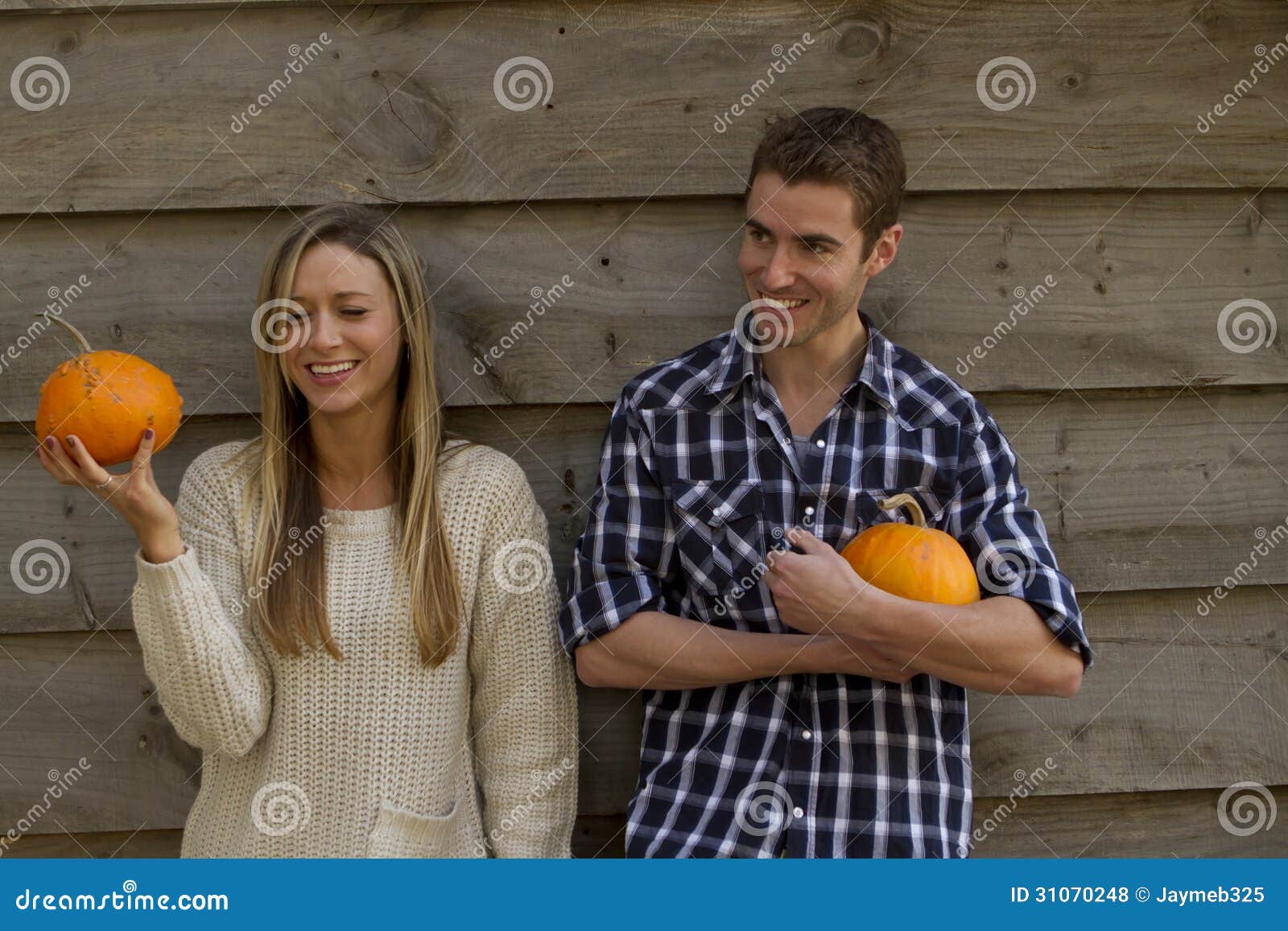 Playful Couple stock photo. Image of cool, romance, rustic - 31070248
