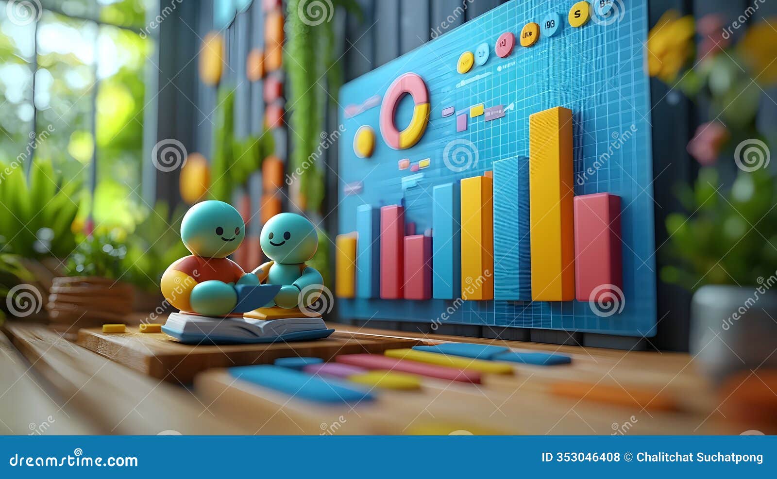 Playful 3D Cartoon Infographics Engaging in Data Visualization and ...