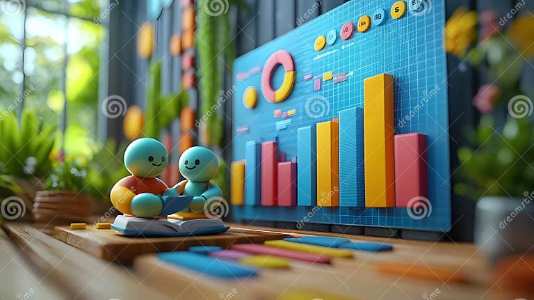 Playful 3D Cartoon Infographics Engaging in Data Visualization and ...