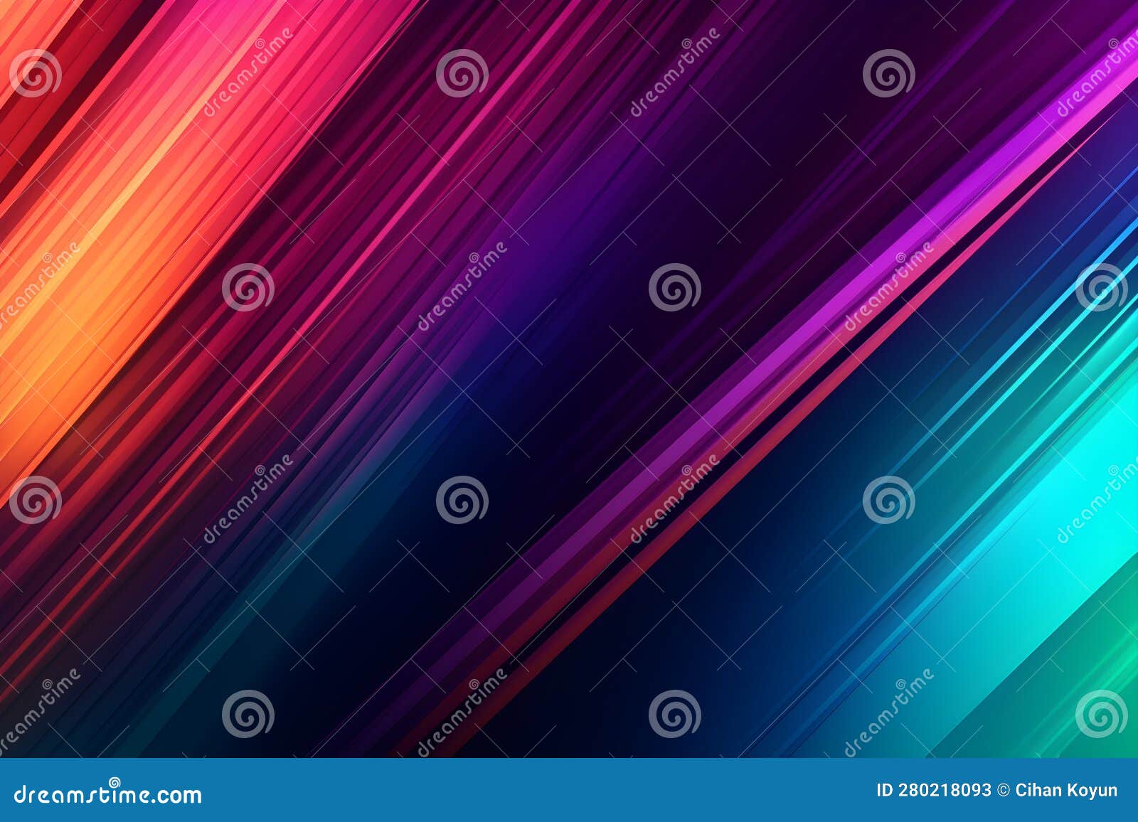 Playful Diagonal Stripes Moving in Synchronized Motion Stock ...