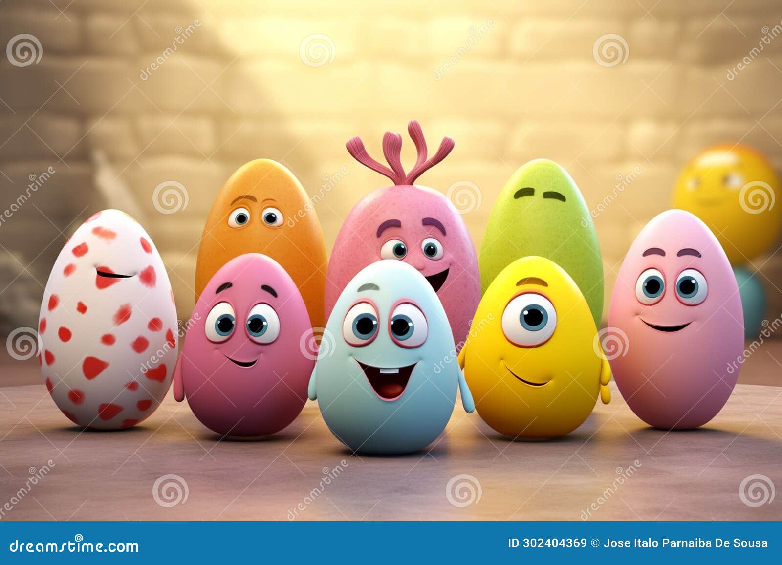 Playful Easter Egg Characters Engaged in Various Stock Illustration ... Playful Easter Egg Characters Engaged in Various Stock Illustration ...