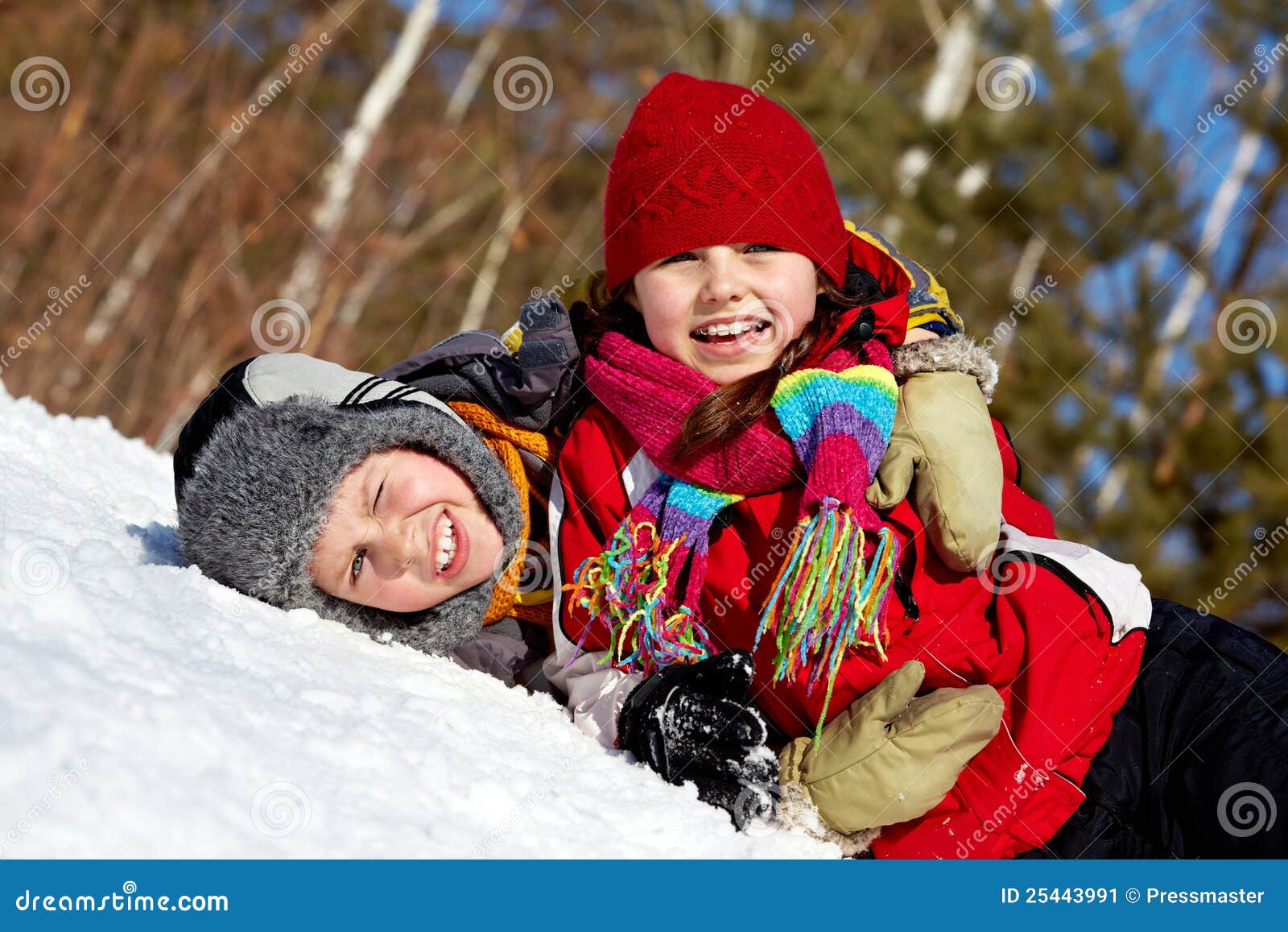 Playful friends stock image. Image of child, cute, caucasian - 25443991