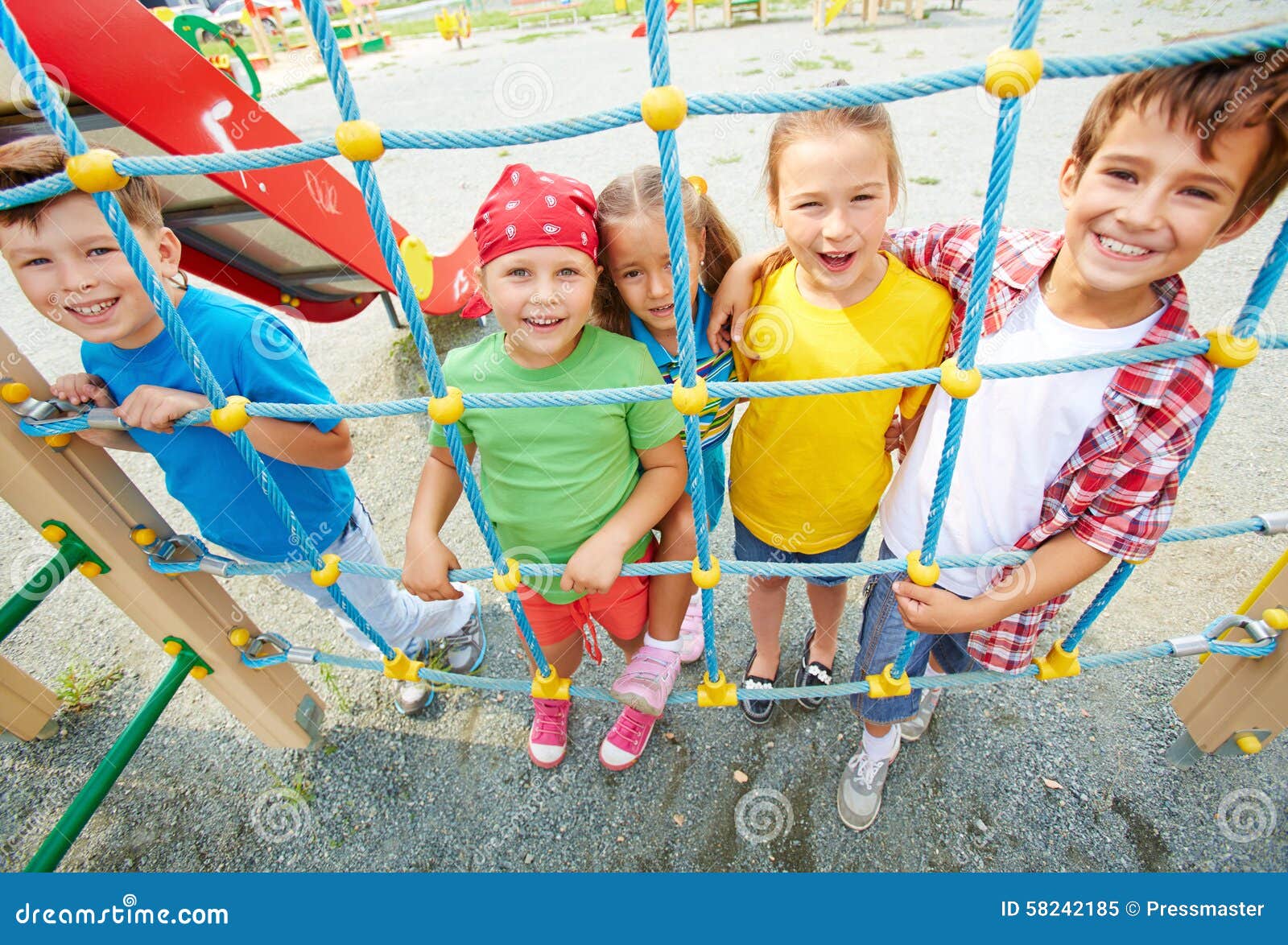 Playful friends stock image. Image of little, people - 58242185