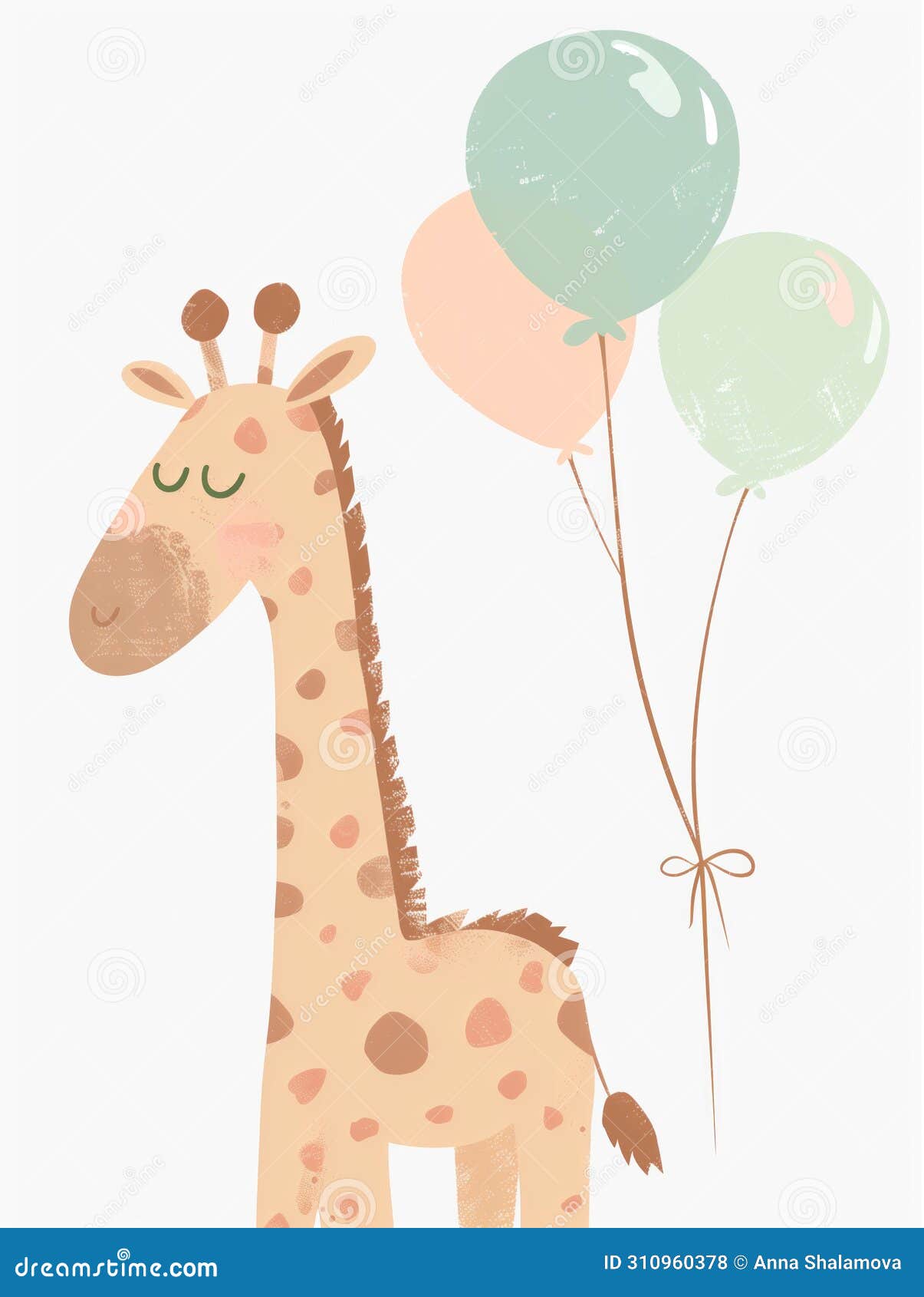 Playful 2d Giraffe Pixel Art Render With Mosaic-like Compositions Stock ...