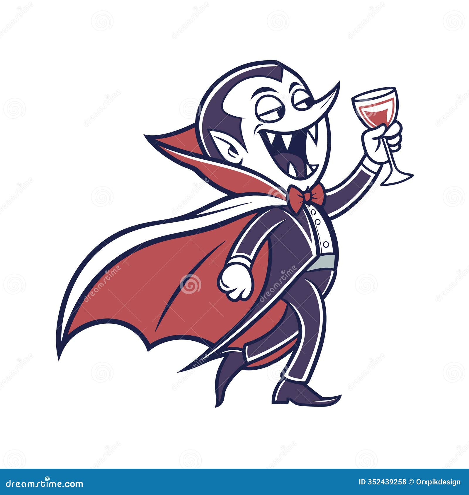 Grinning Vampire Cartoon Vector NFT Design | CartoonDealer.com #352439251