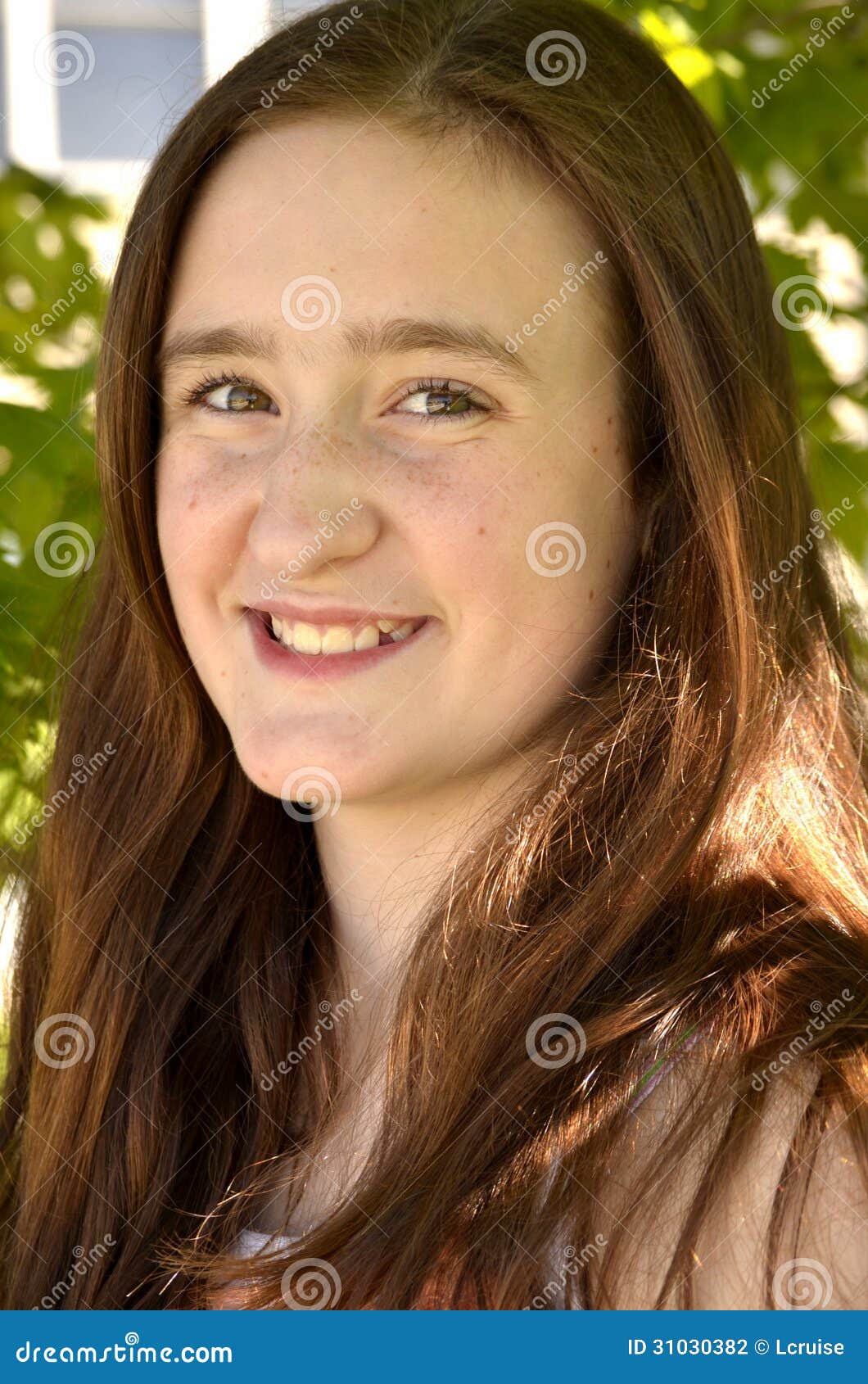 Playful happy face stock photo. Image of beautiful, outside - 31030382