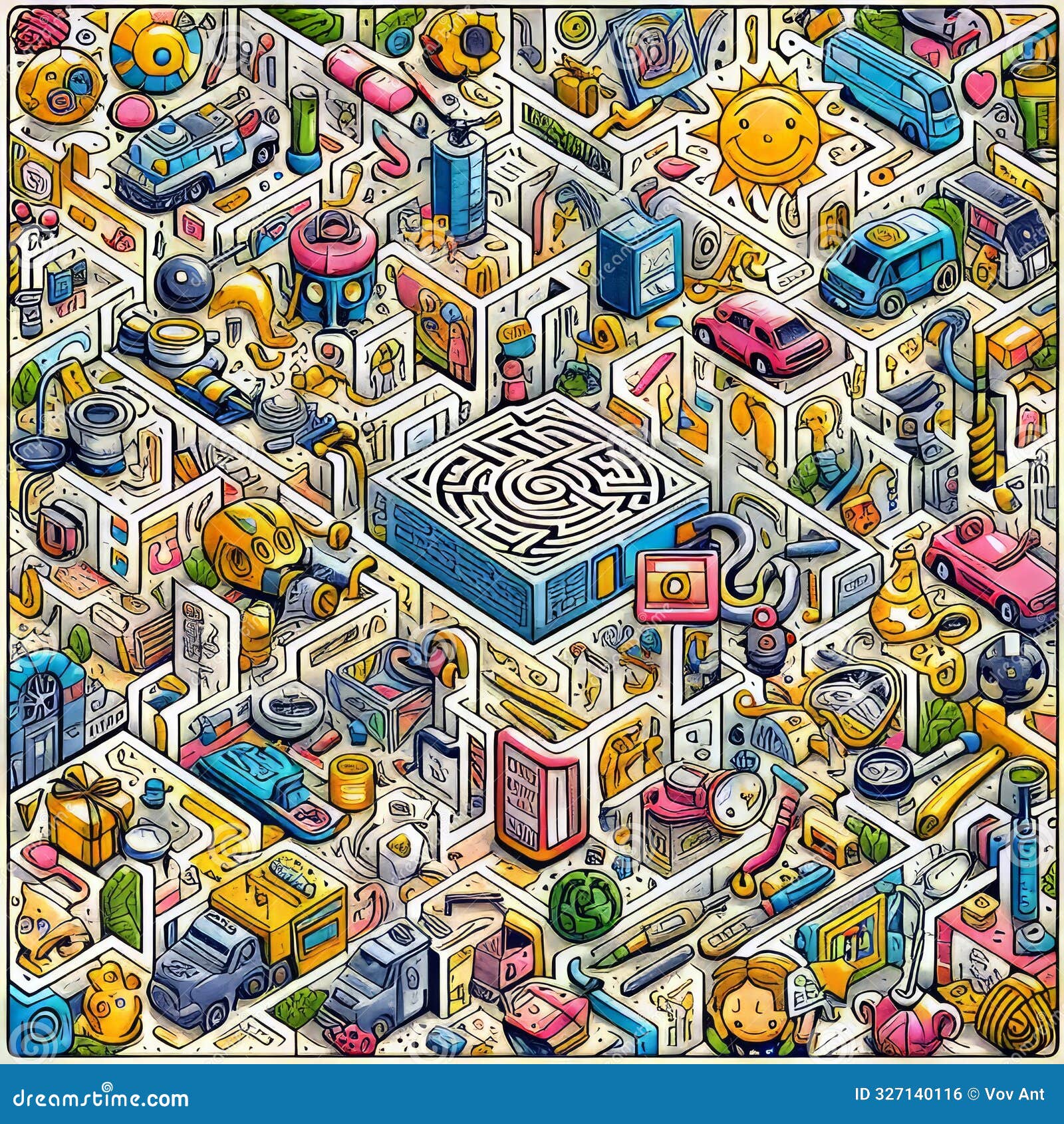 Playful and Interactive Designs with Hidden Obj Strange Old Stock Photo ...