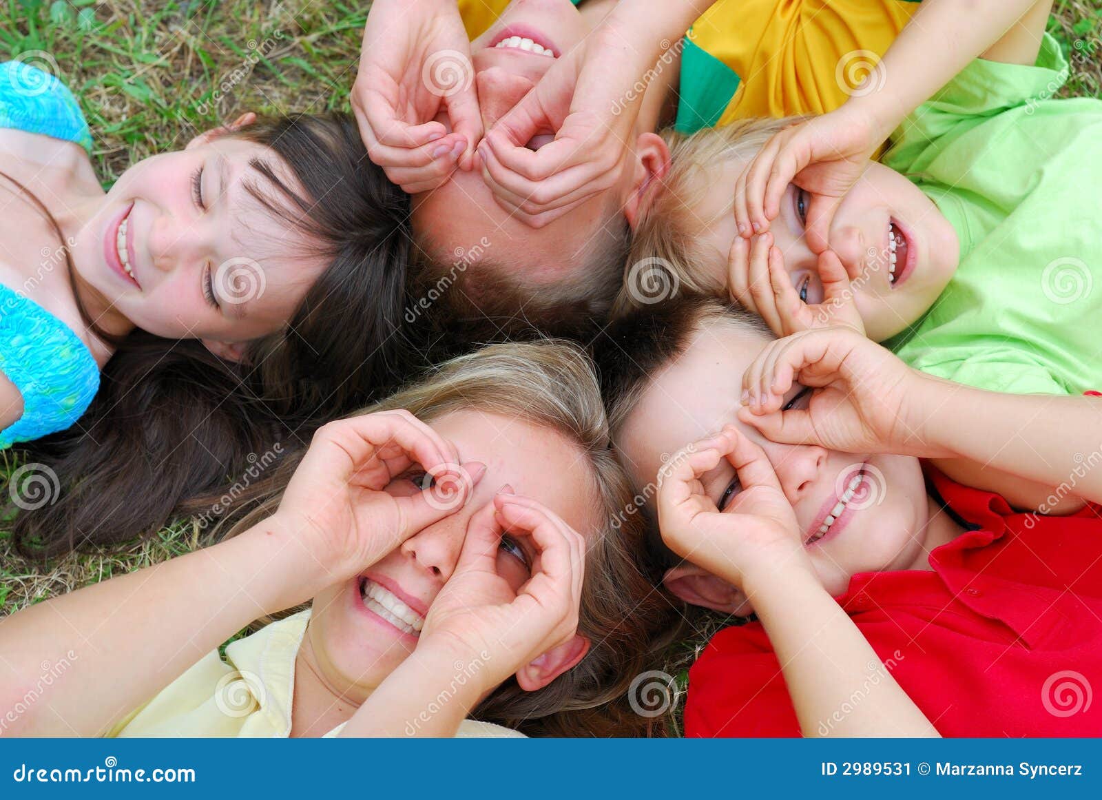 Playful kids stock image. Image of girl, embrace, females - 2989531