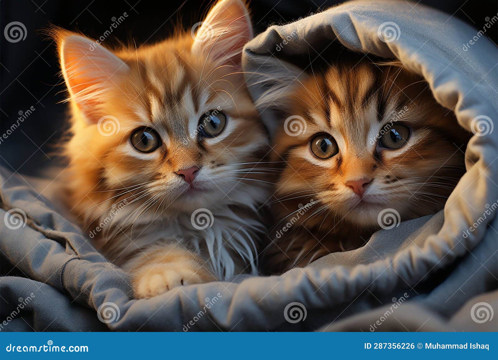 Playful Kittens Form Endearing Bundle, Sharing Warmth within Their ...