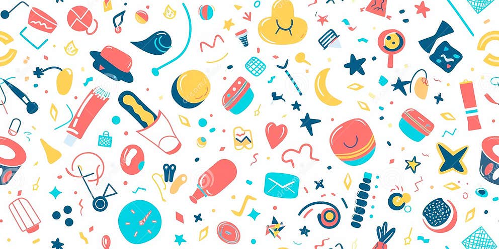 Playful Patterns Using Cute and Simple Pieces Arranged in Delightful ...