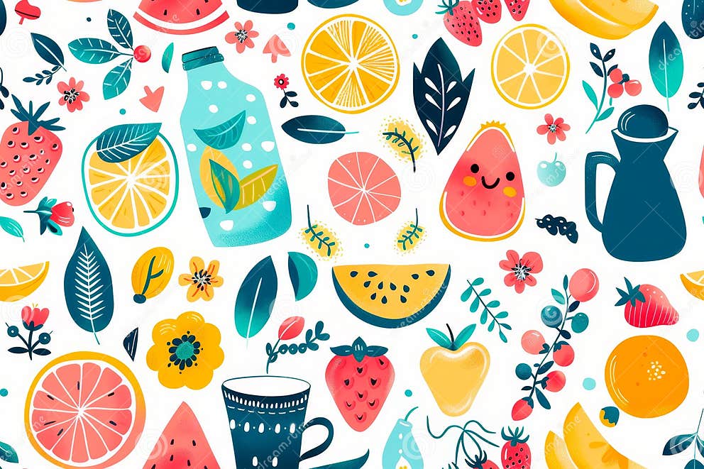 Playful Patterns Using Cute and Simple Pieces Arranged in Delightful ...