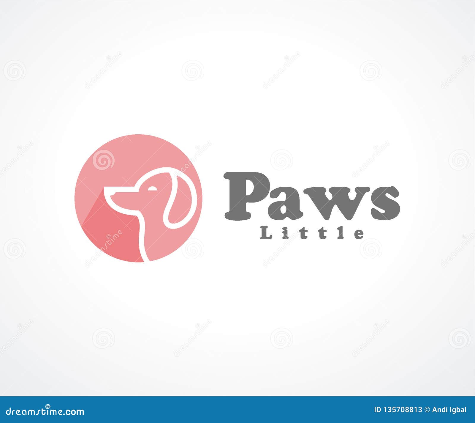Playful Paw Logo Design Concept, Pet Logo Design Template Stock Vector ...