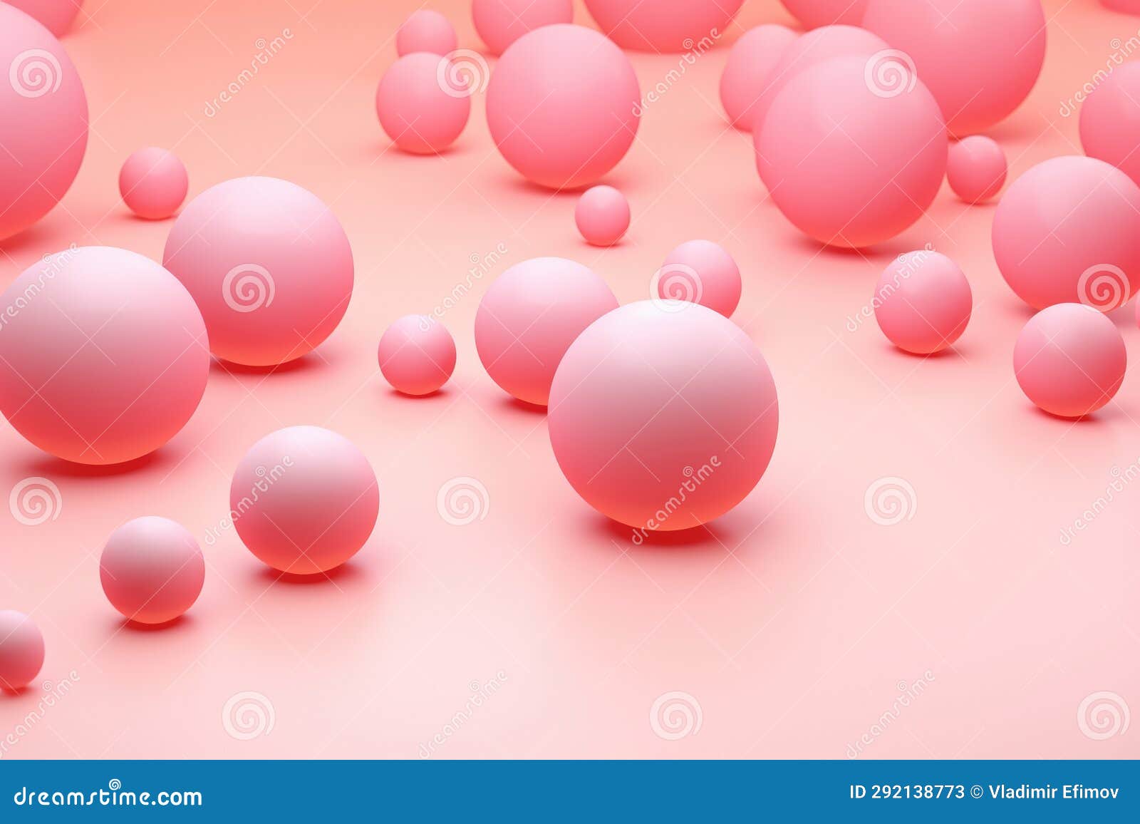 Playful Pink Spheres Arranged on a Harmonizing Pink Backdrop. Ideal for ...