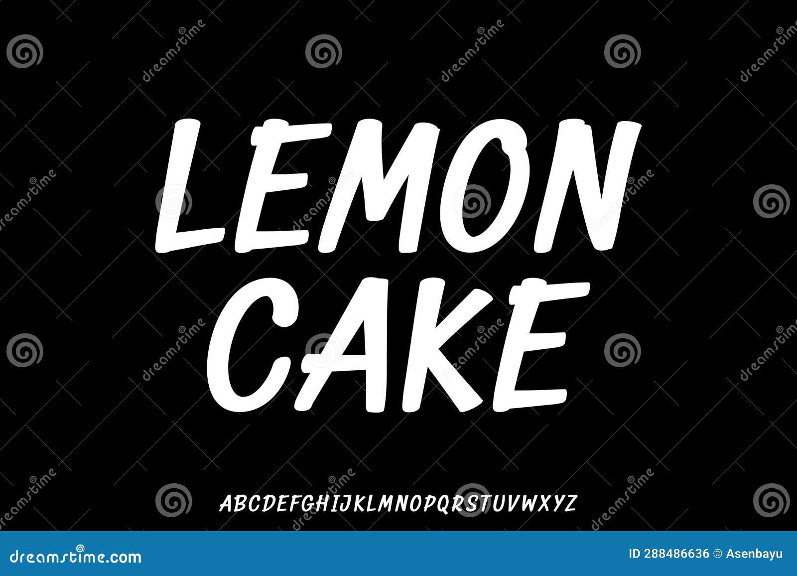 Playful Rounded Slant Alphabet Display Font Vector. Cute Handwriting ...