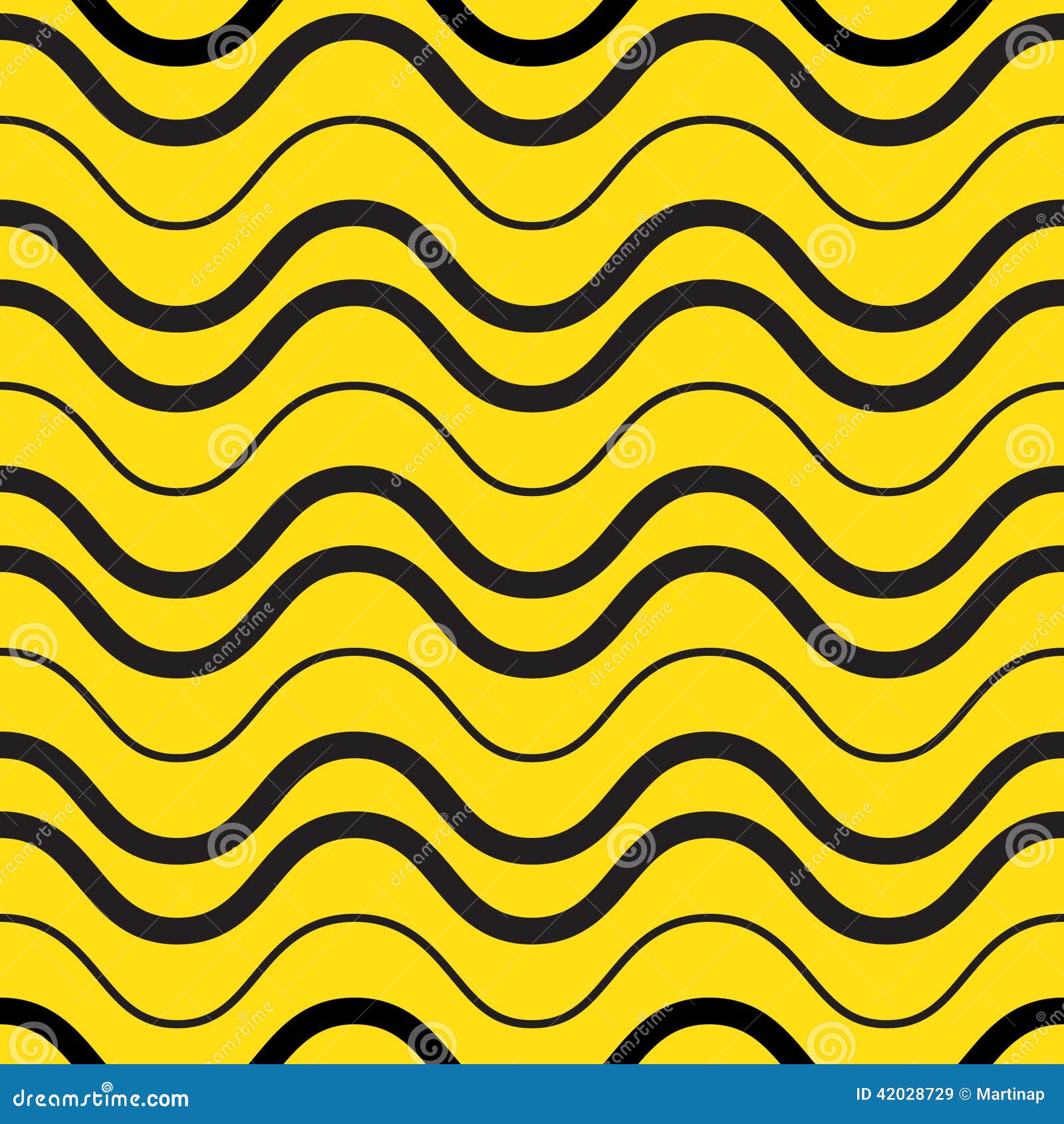 Playful Waves Seamless Pattern Stock Illustration - Illustration of ...