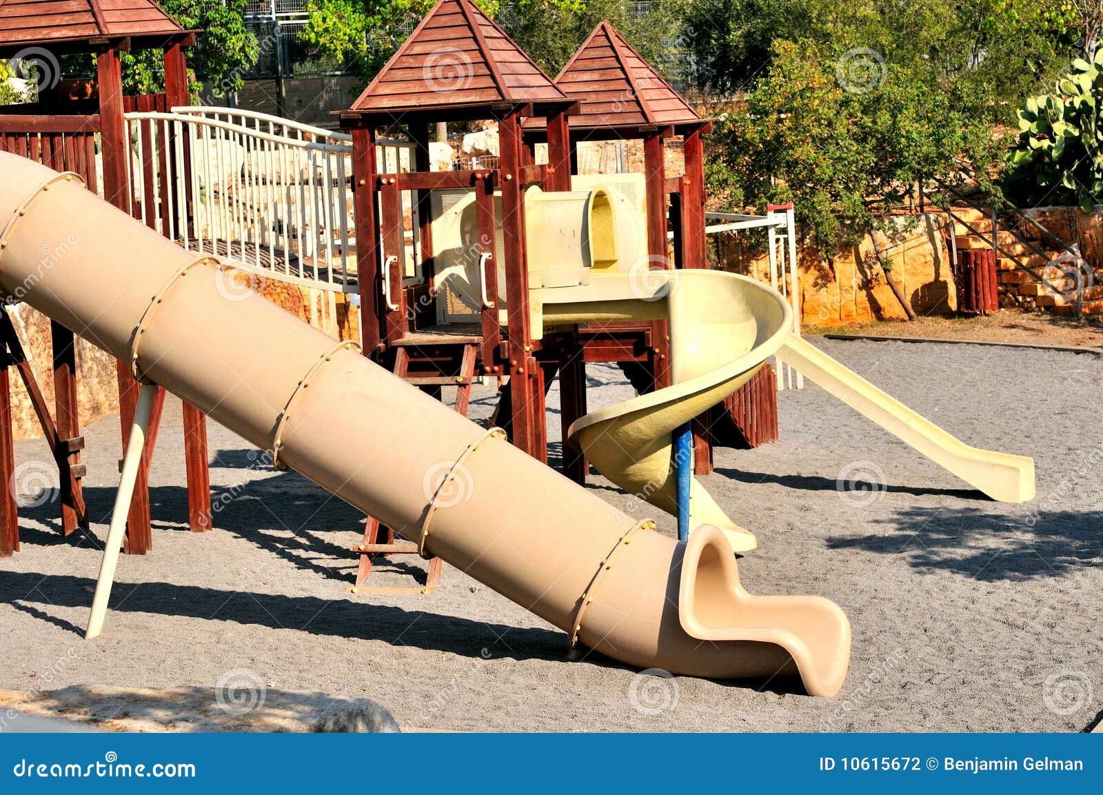 Playground stock photo. Image of playground, summer, yellow - 10615672
