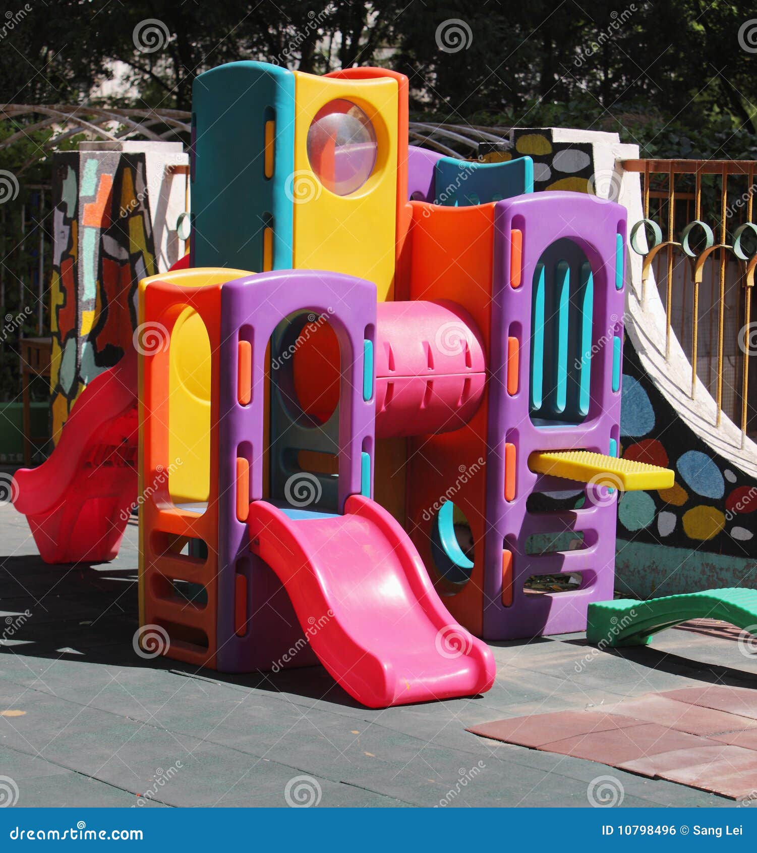 Playground stock photo. Image of plastic, blue, colors - 10798496