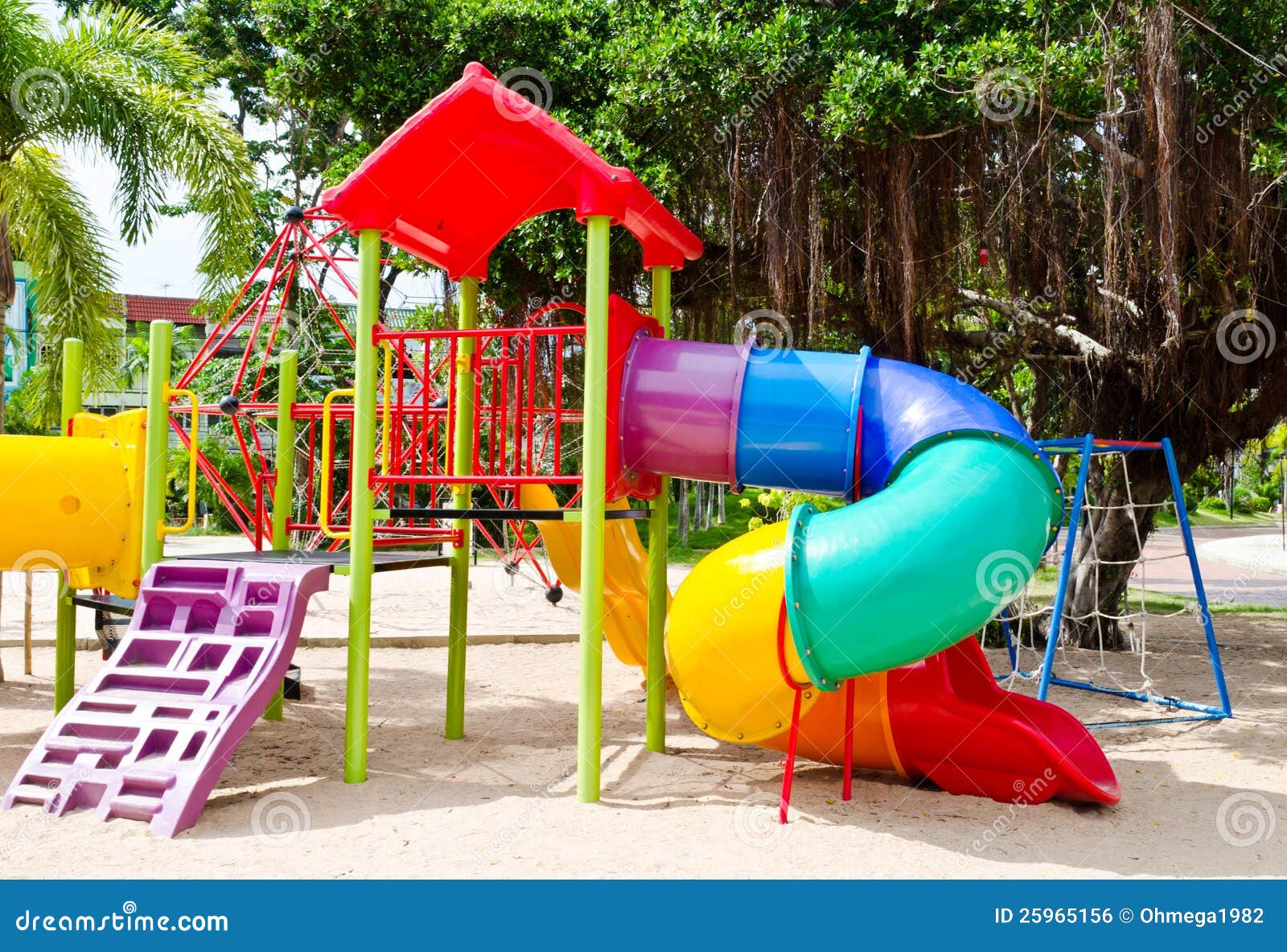 Playground. stock photo. Image of colorful, happy, empty - 25965156