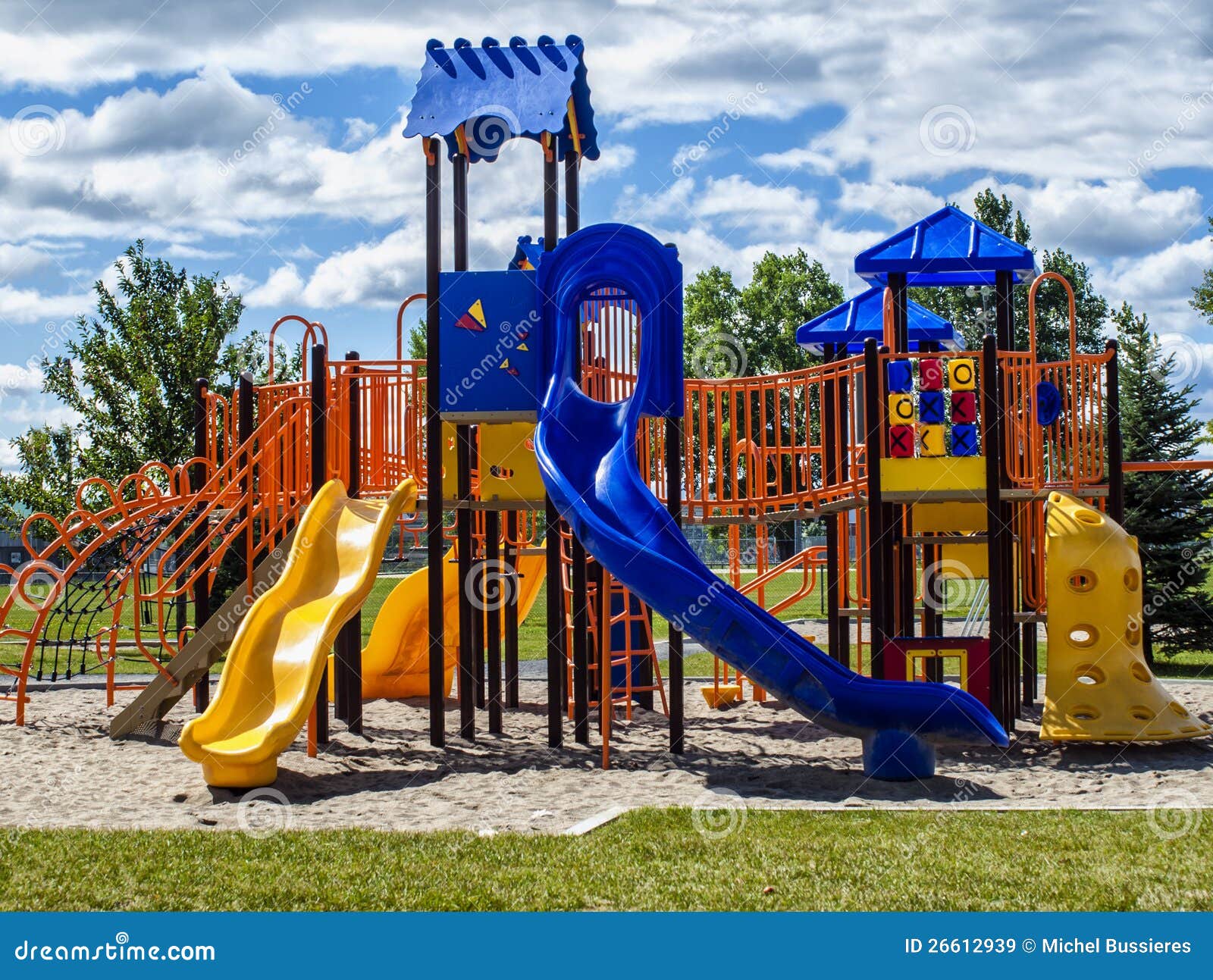 Playground stock image. Image of colors, center, children - 26612939