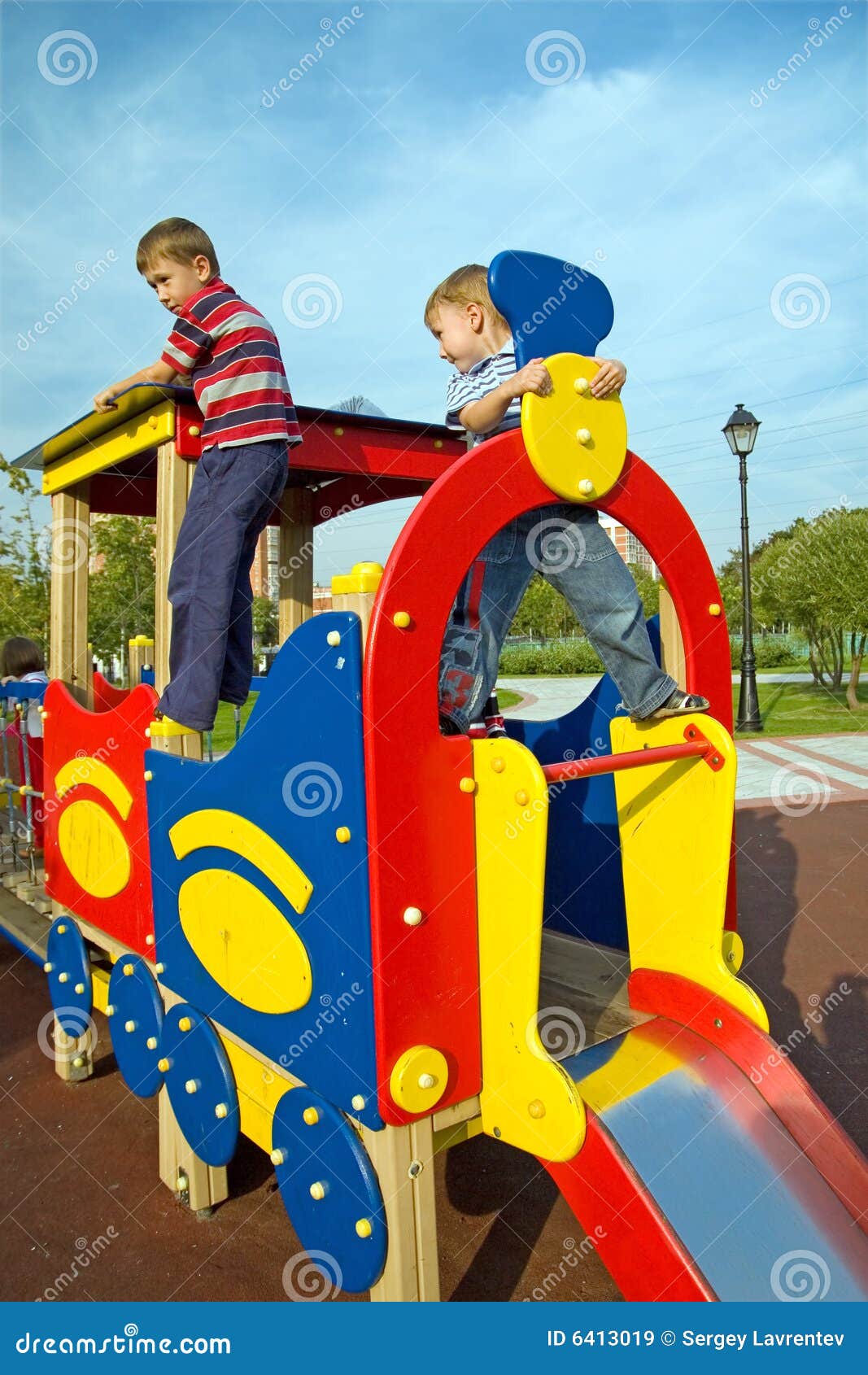 Playground stock image. Image of playing, schoolyard, boys - 6413019