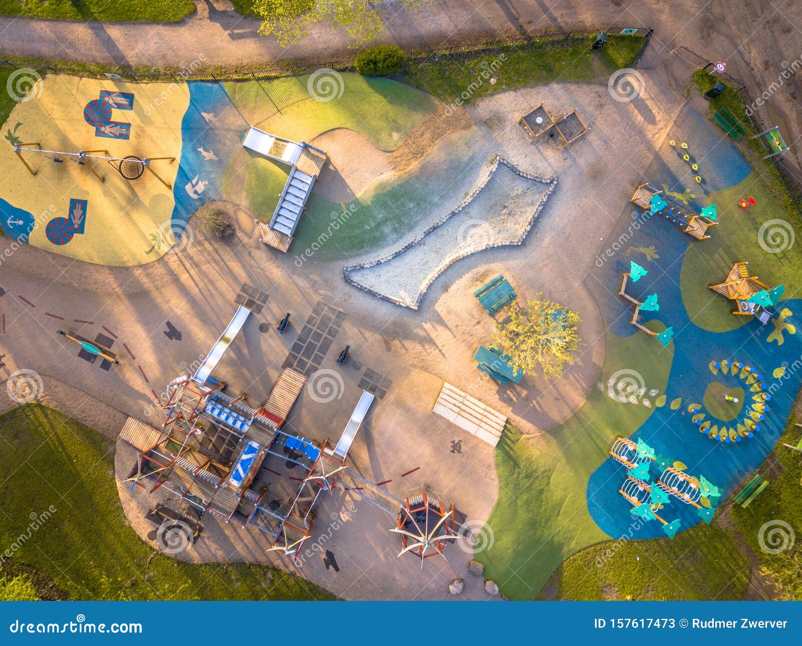 Playground aerial view stock image. Image of exercise - 157617473