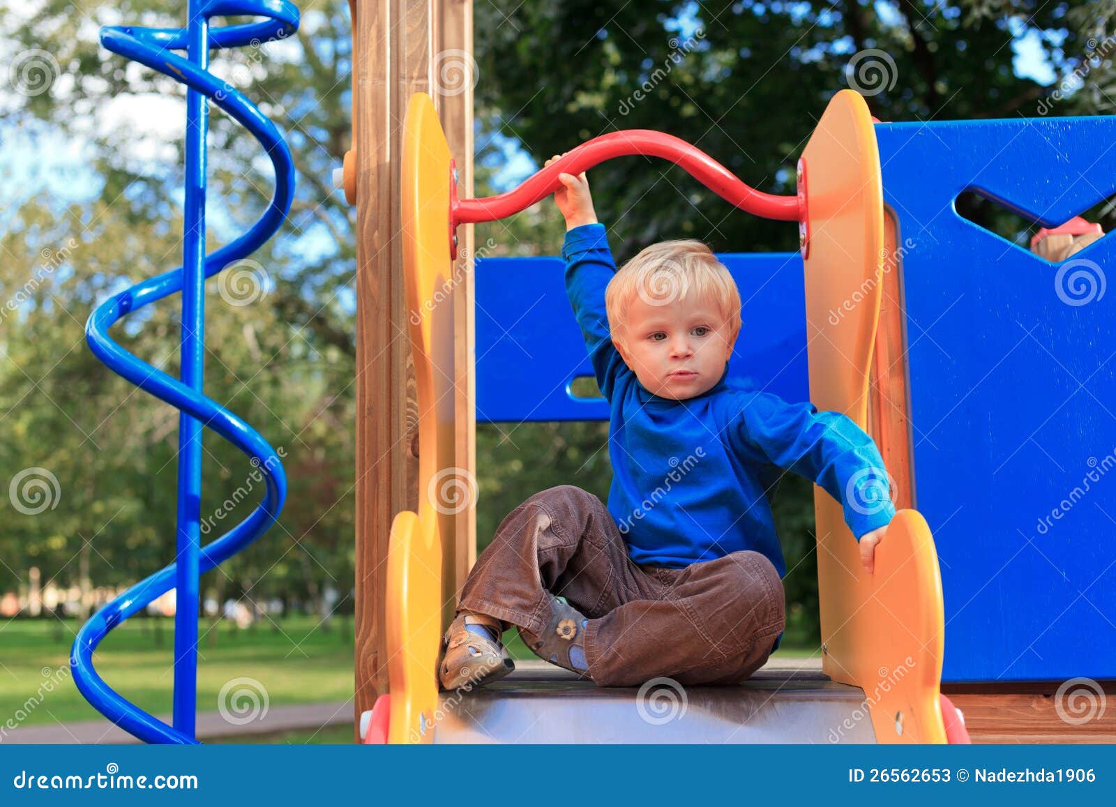 Playground baby stock image. Image of child, cheerful - 26562653