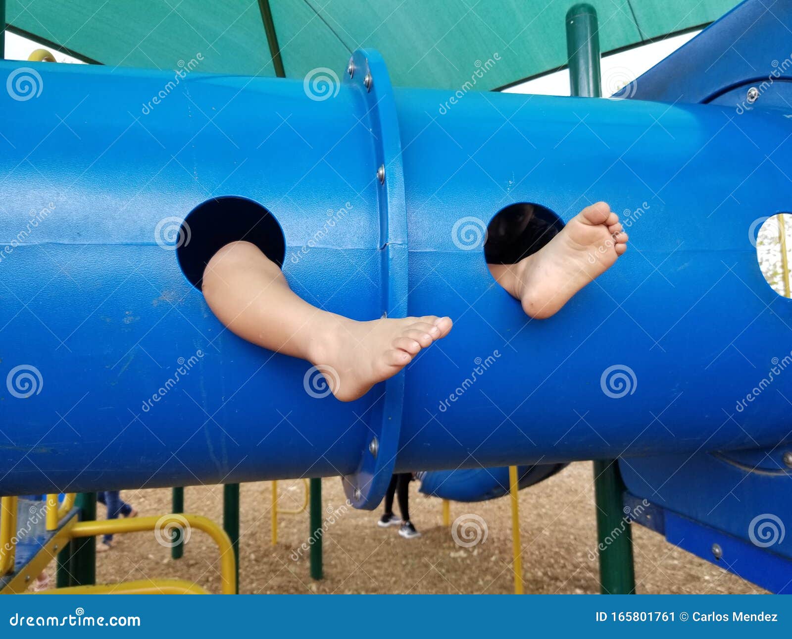 Playground stock image. Image of barefoot, barefoots - 165801761