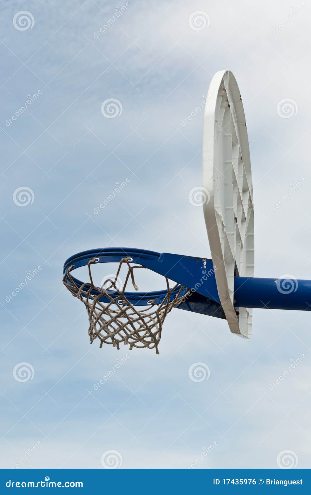 Playground Basketball Hoop And Backboard Stock Photo - Image of metal ...