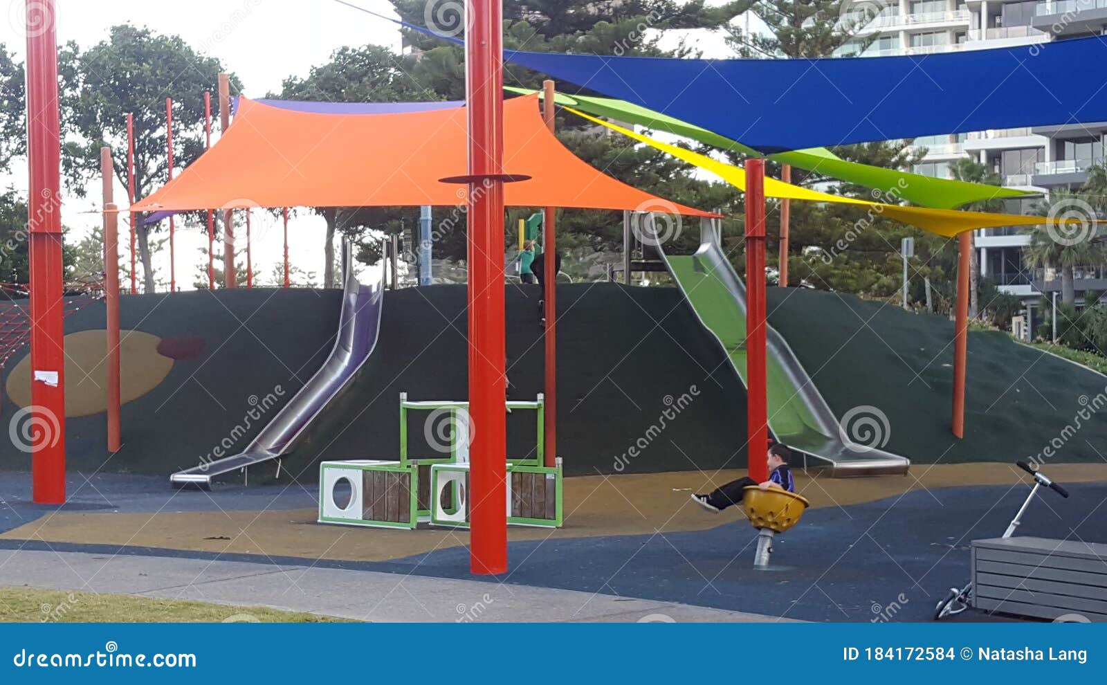 Playground - Beautiful Playground at Broadbeach Qld Australia Editorial ...