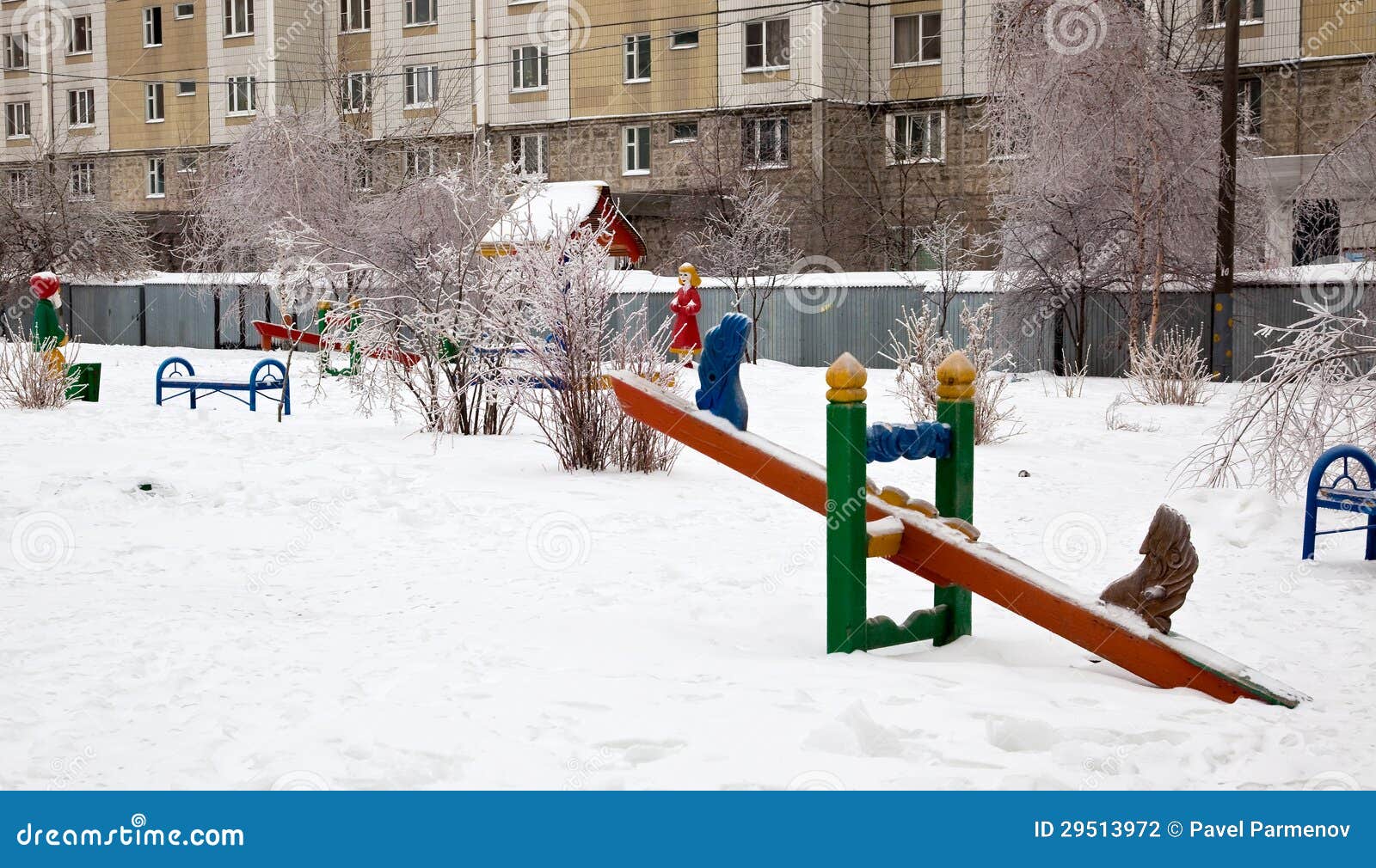 Playground of childrens stock photo. Image of child, courtyard - 29513972