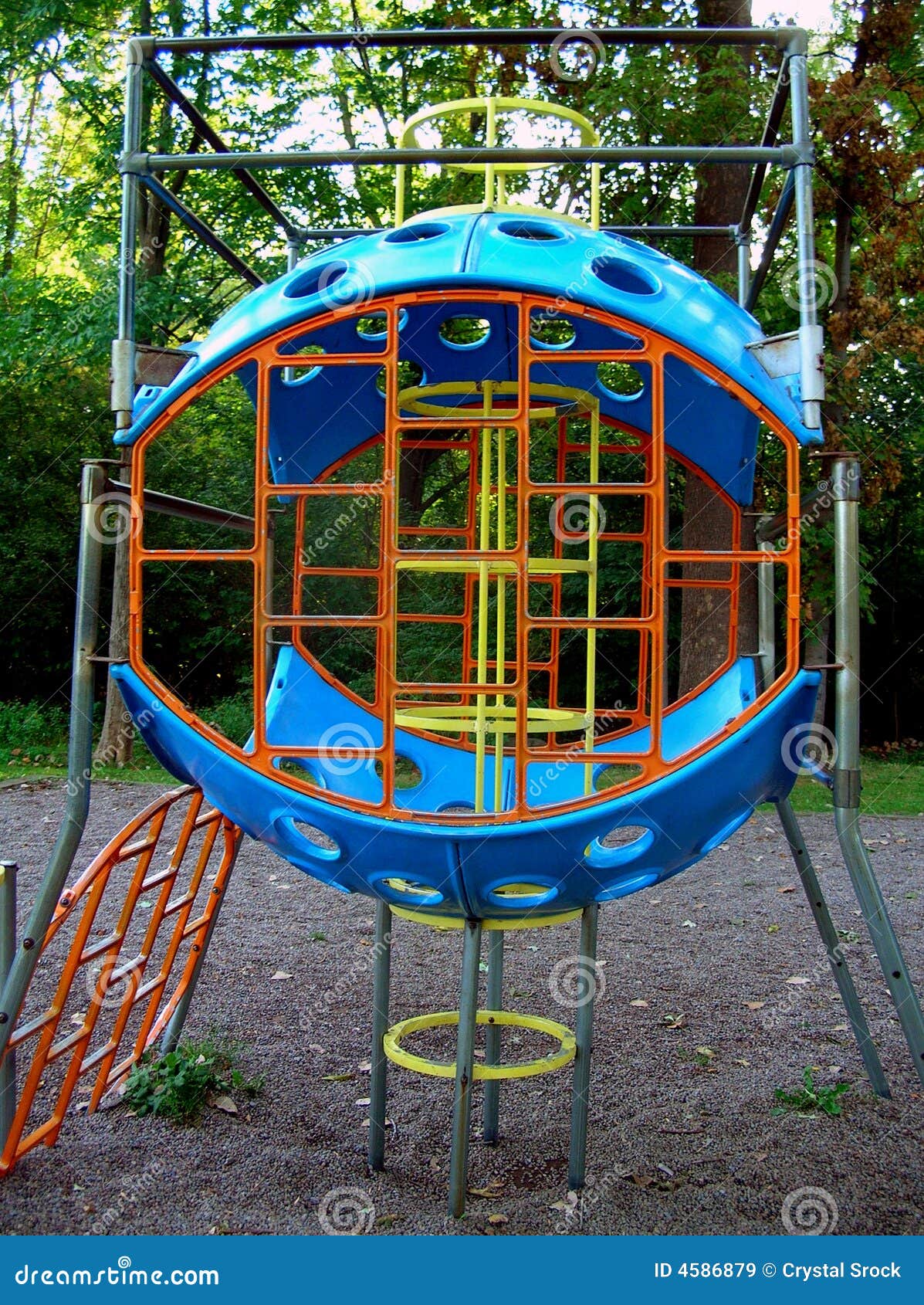 Playground climbing frame stock image. Image of playground - 4586879