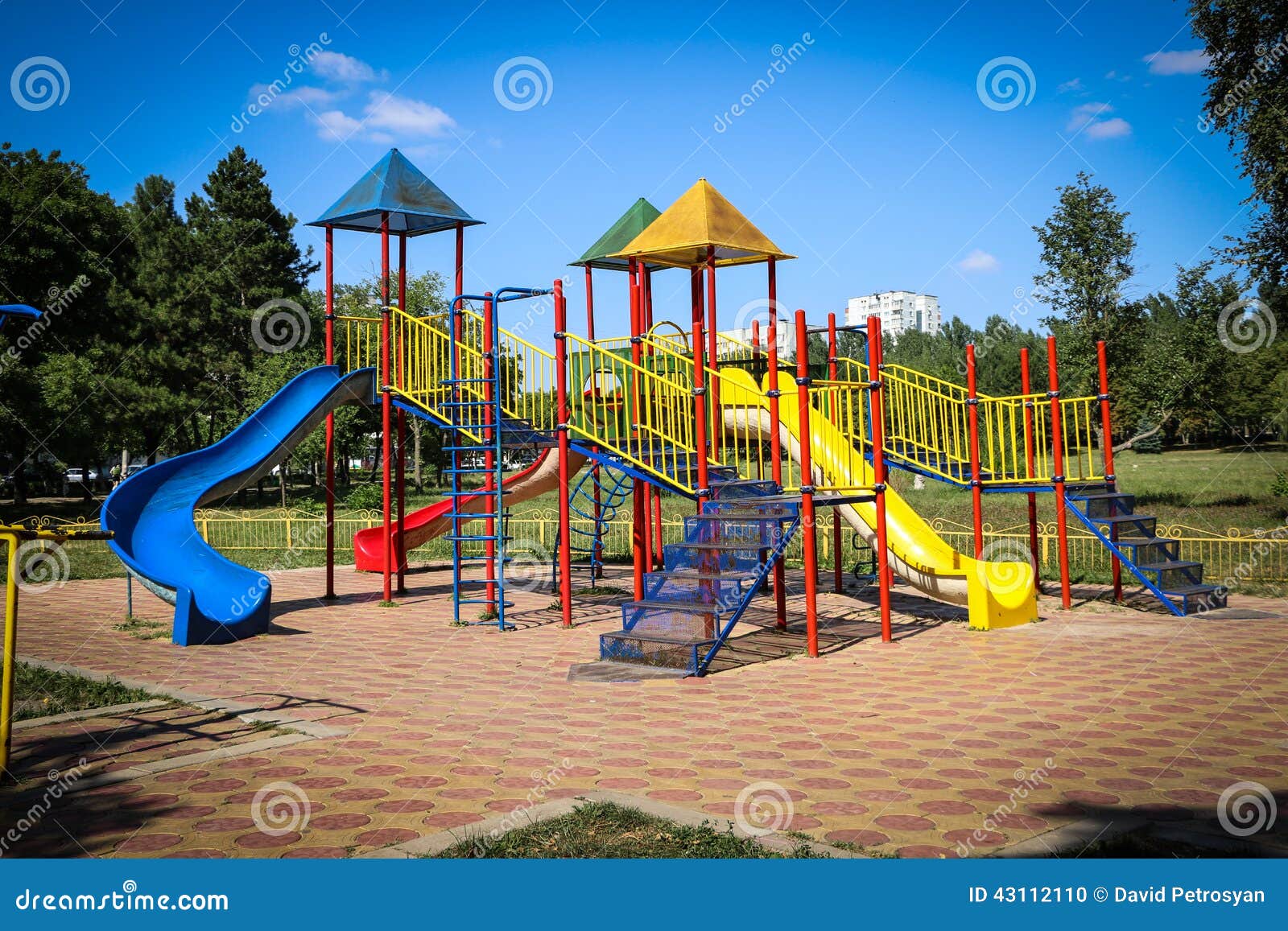 Playground stock photo. Image of exercise, area, colourful - 43112110