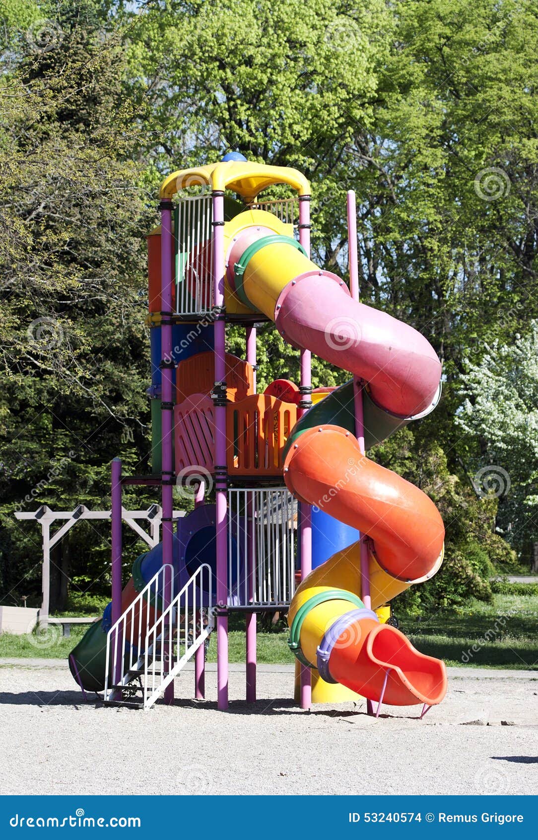 Playground stock photo. Image of area, childhood, colours - 53240574