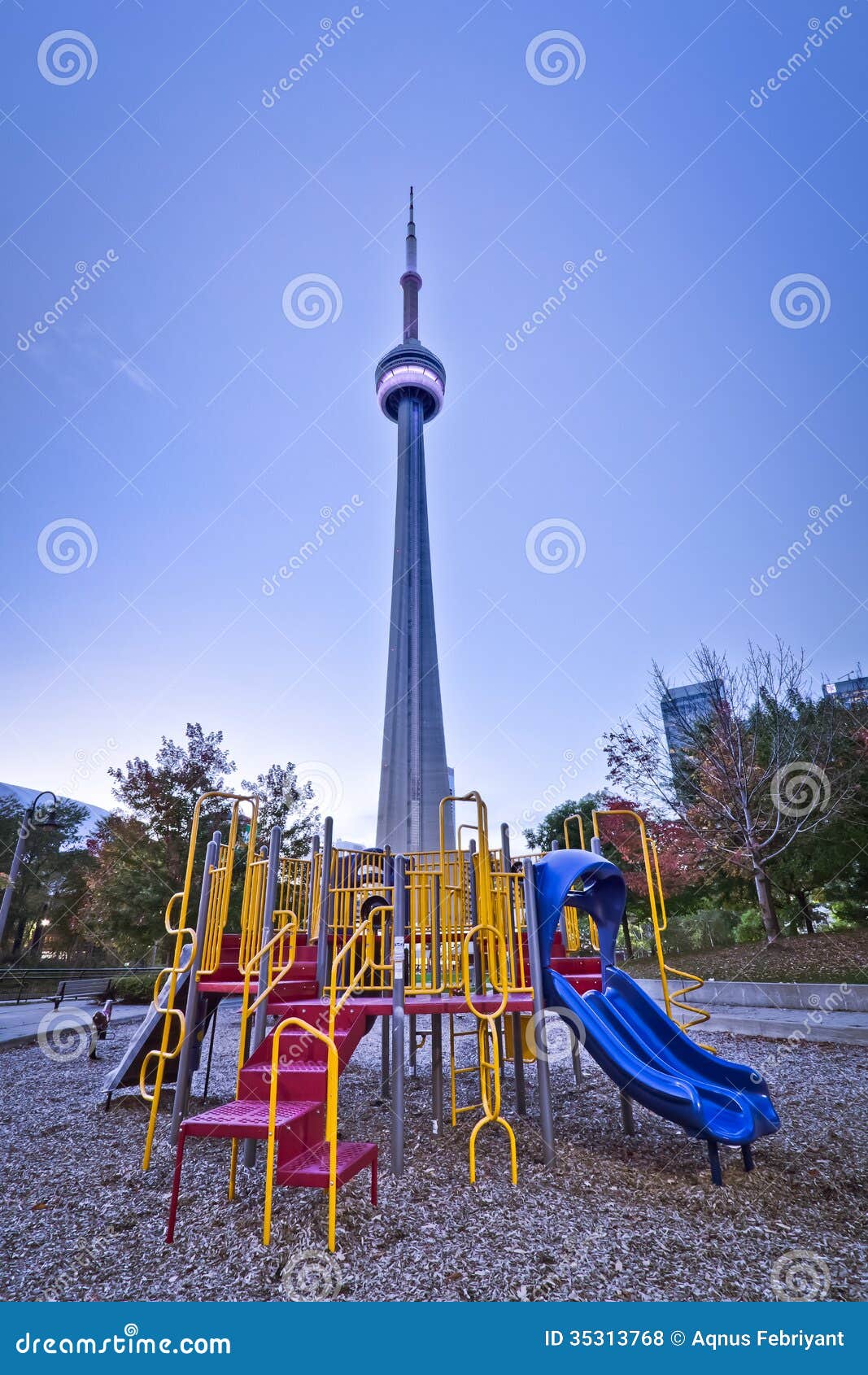 A Playground in Downtown Toronto Editorial Stock Photo - Image of ...