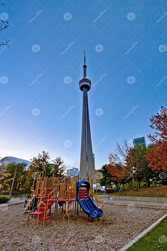 Playground in Downtown Toronto Stock Photo - Image of urban, family ...