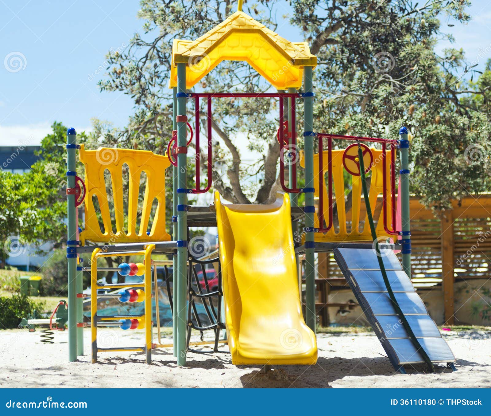 Playground Equipment stock photo. Image of white, yellow - 36110180