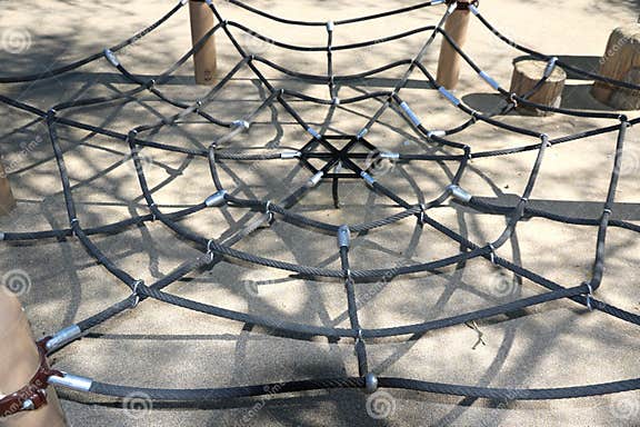 Playground Equipment Spider Web Stock Image - Image of spider, playing ...